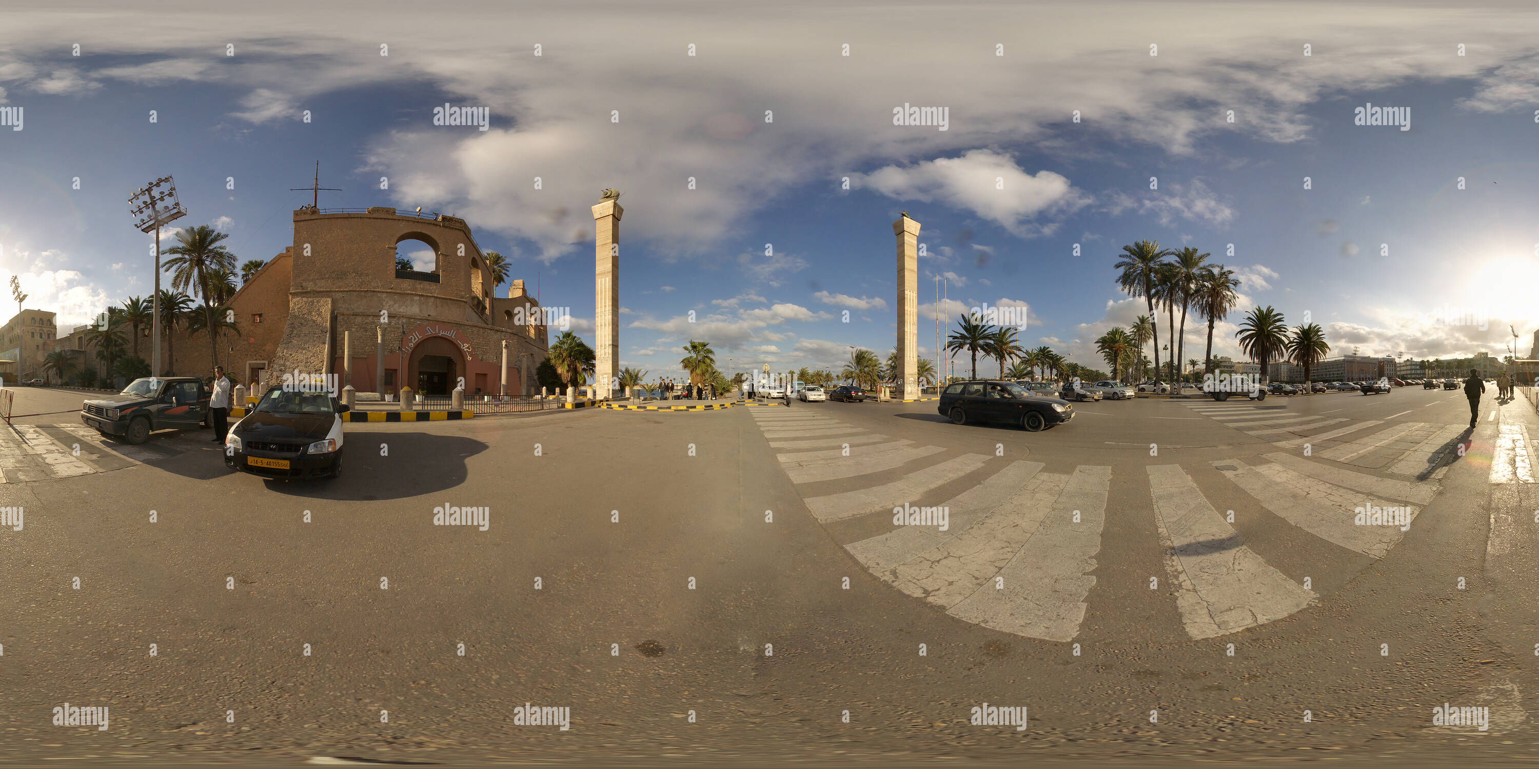 360° view of by the Columns - Alamy