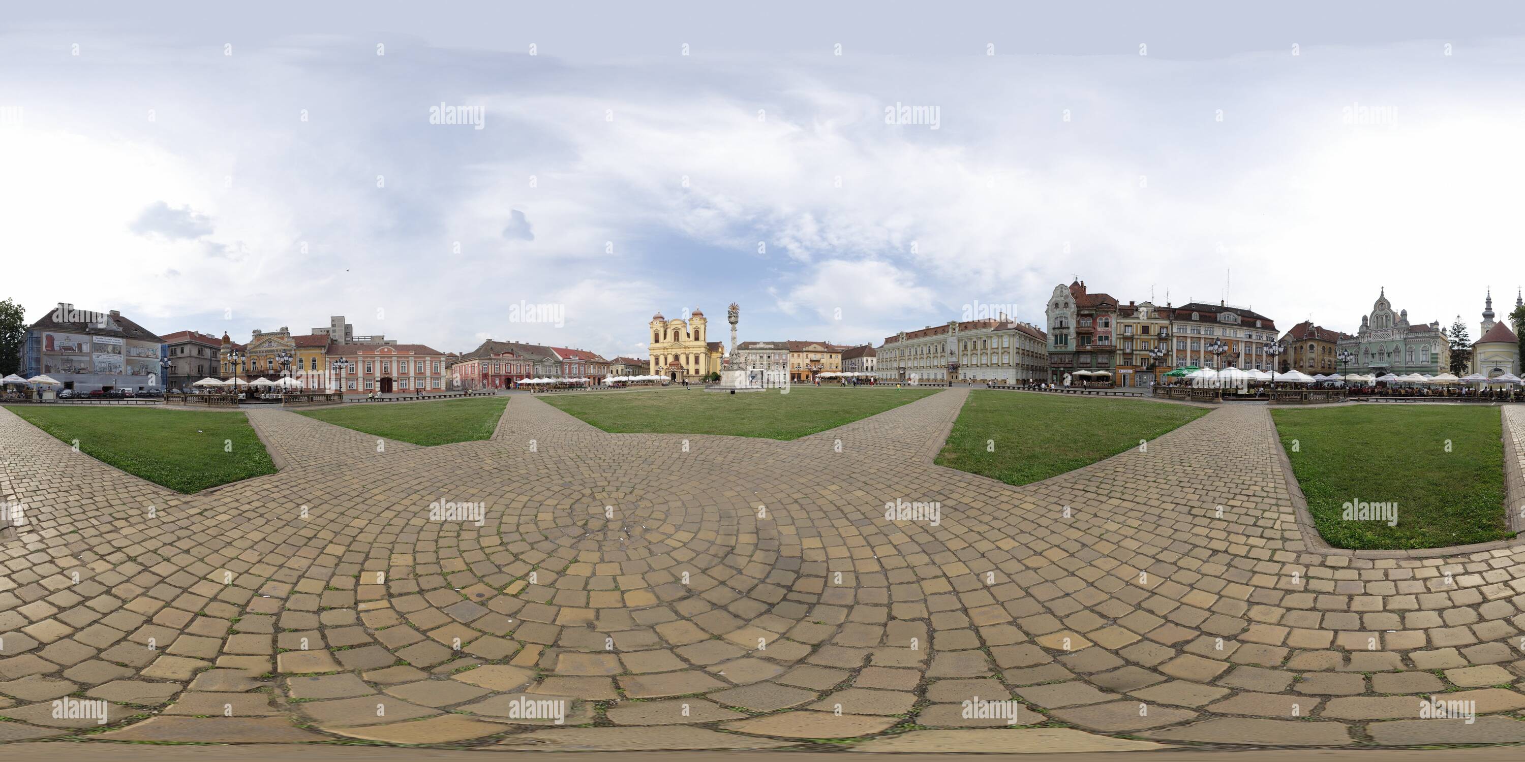 360° view of Piata Unirii - view - Alamy