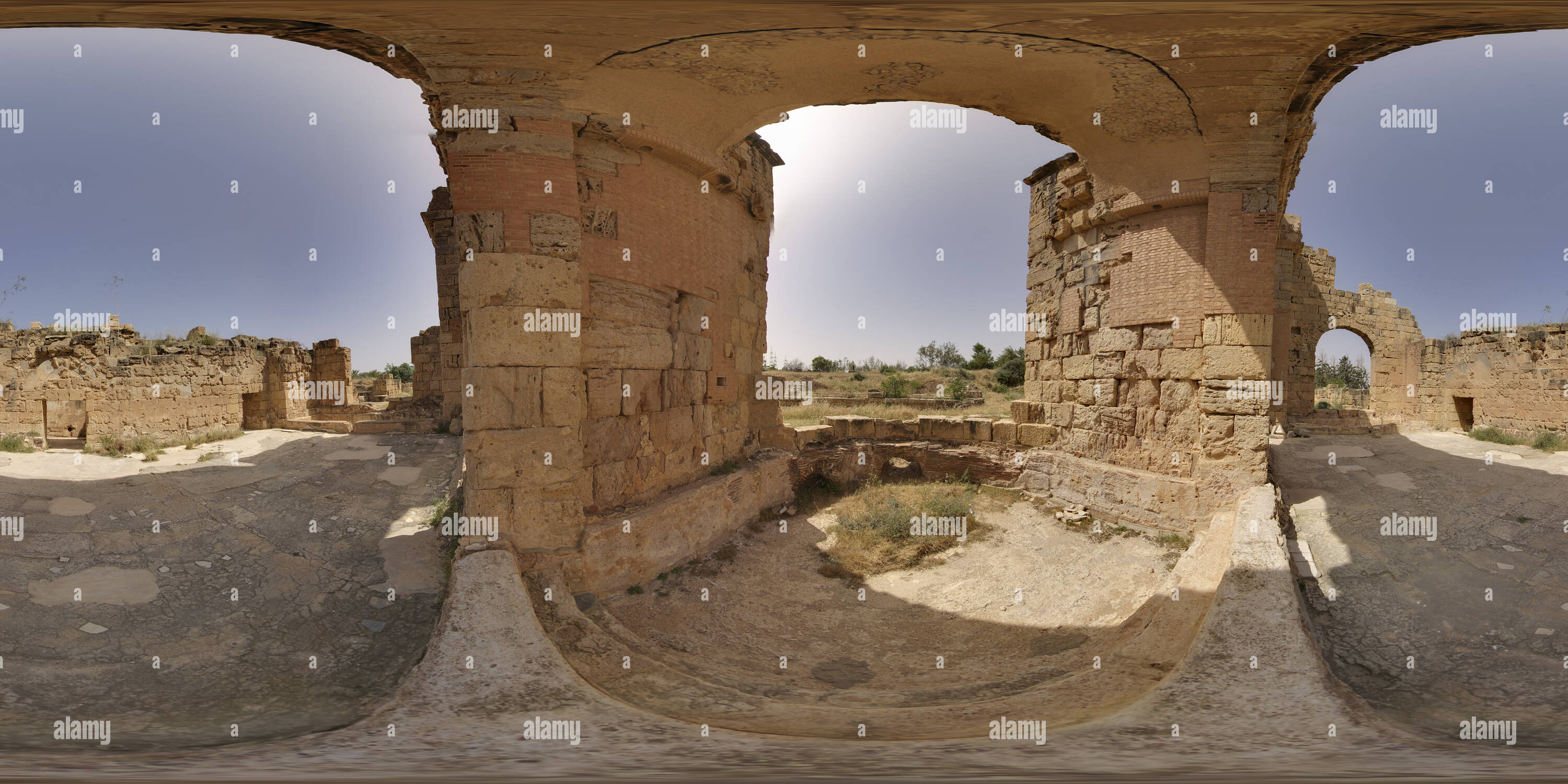 360° view of Leptis Magna - Roman ruins in Libya - 6 - Alamy