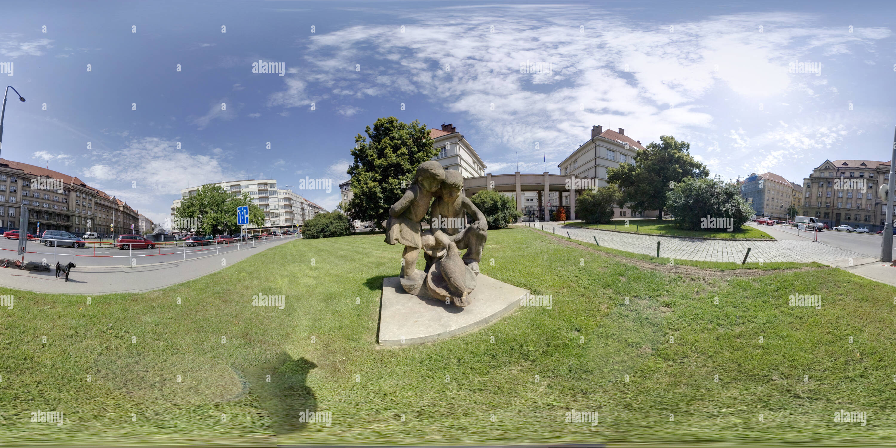 360° view of Namesti Svobody Dejvice Bubenec Prague - Alamy