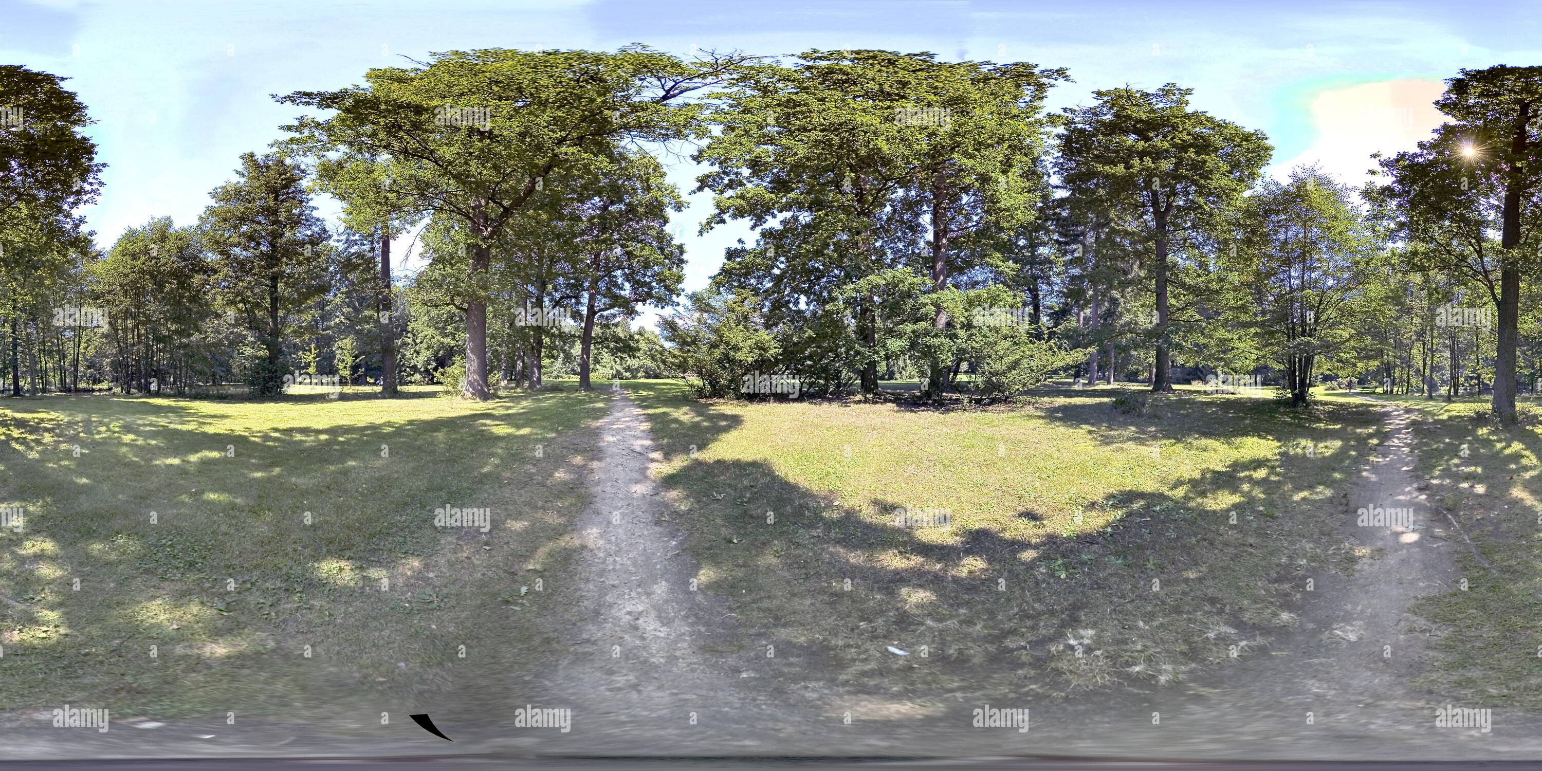 360° view of Thermal Swimming pool in Velke Losiny - Park - Alamy