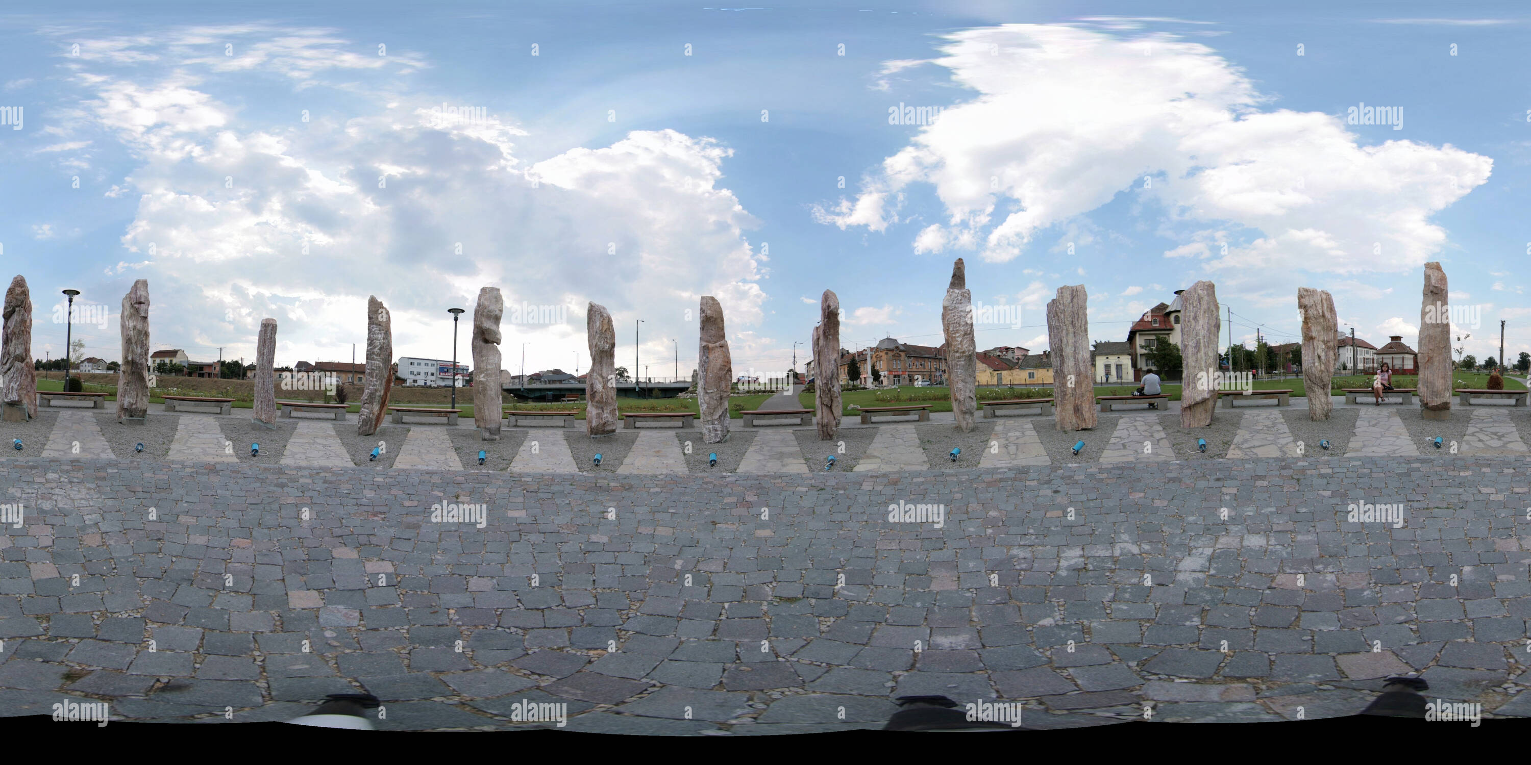 360° view of Stonehedge park in Timisoara - Alamy