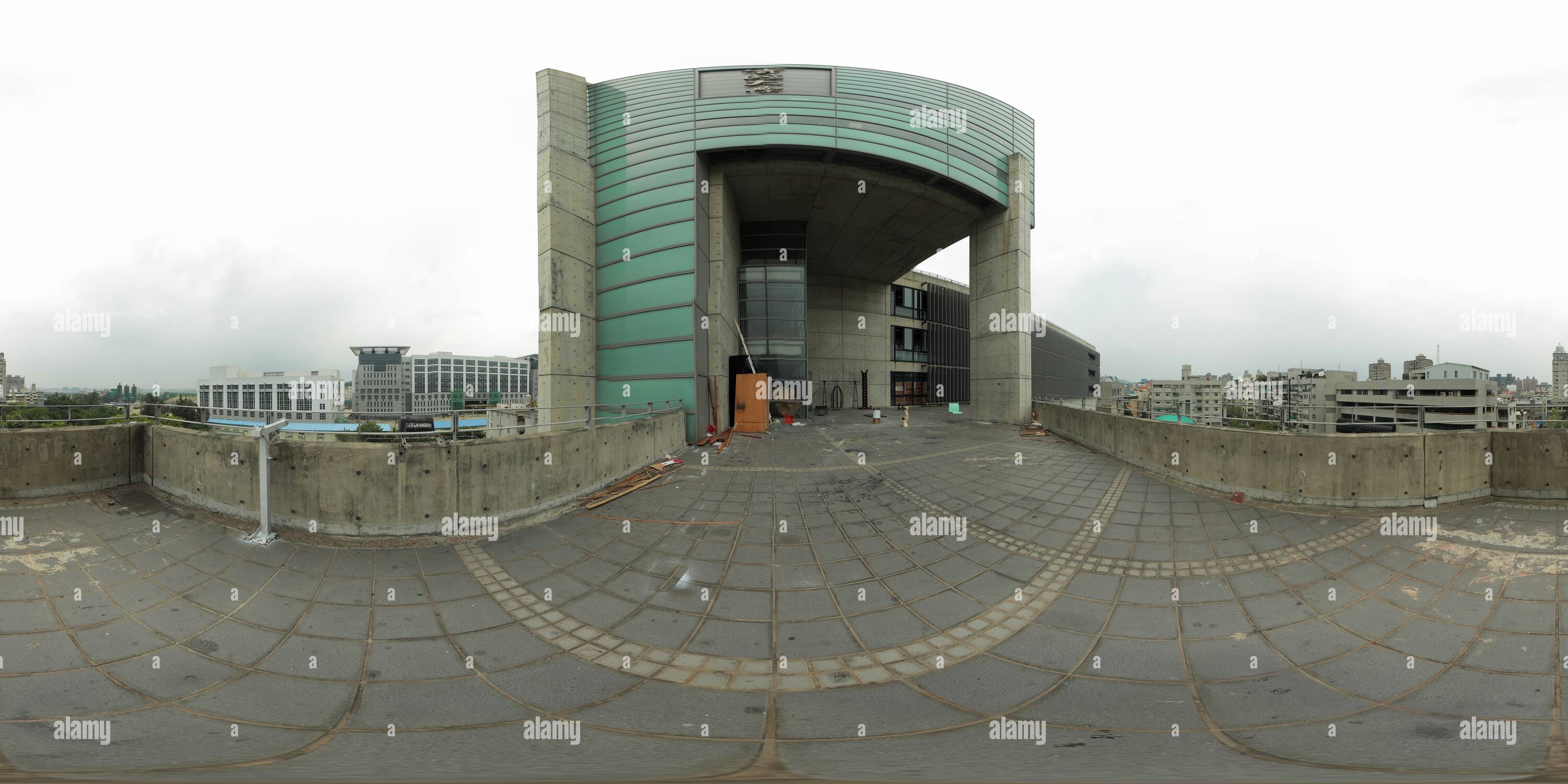 360° view of Shih Chien University / Taipei Campus / 5F balcony - Alamy
