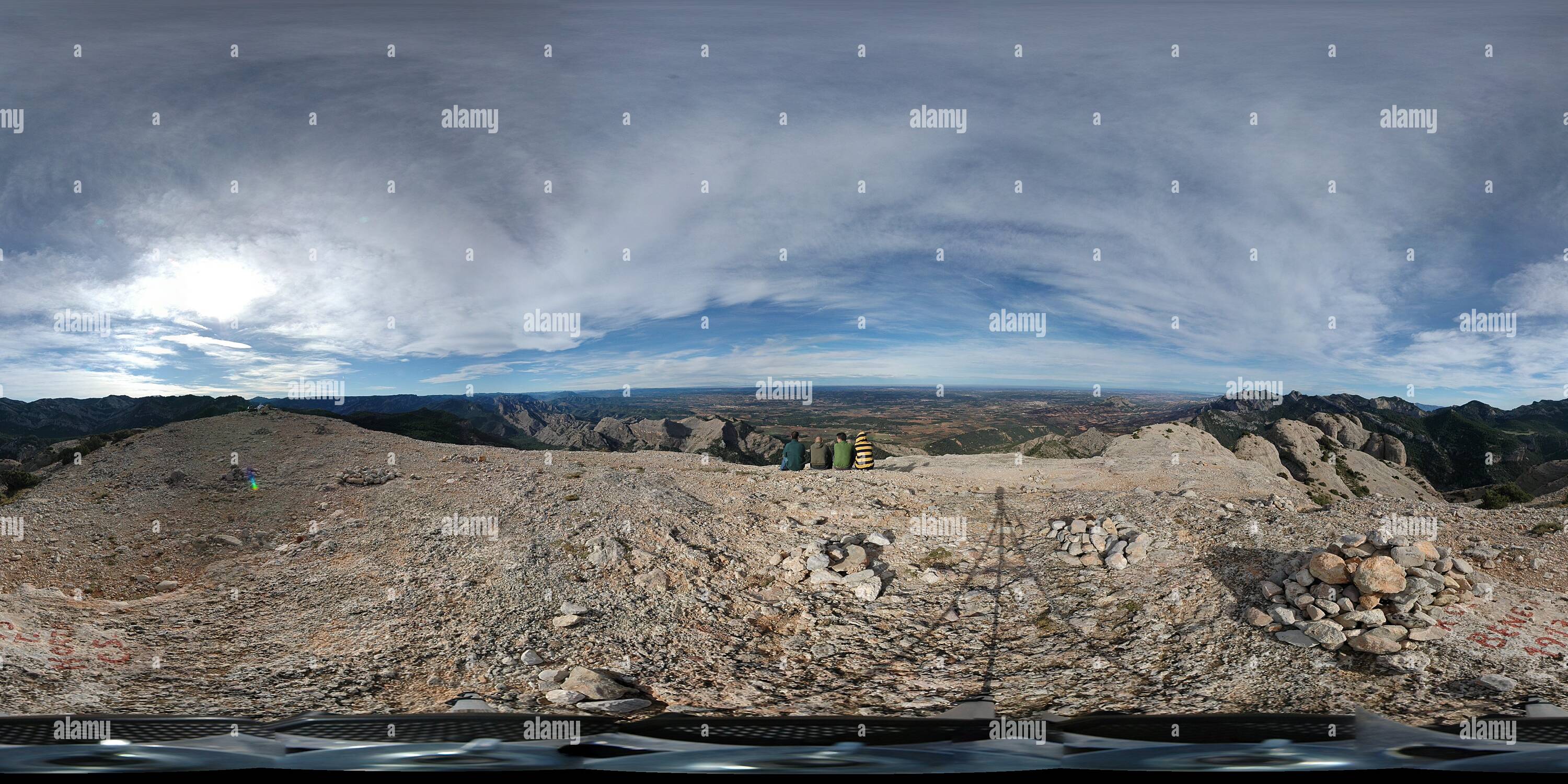 360° view of Benet rocks 2 - Alamy