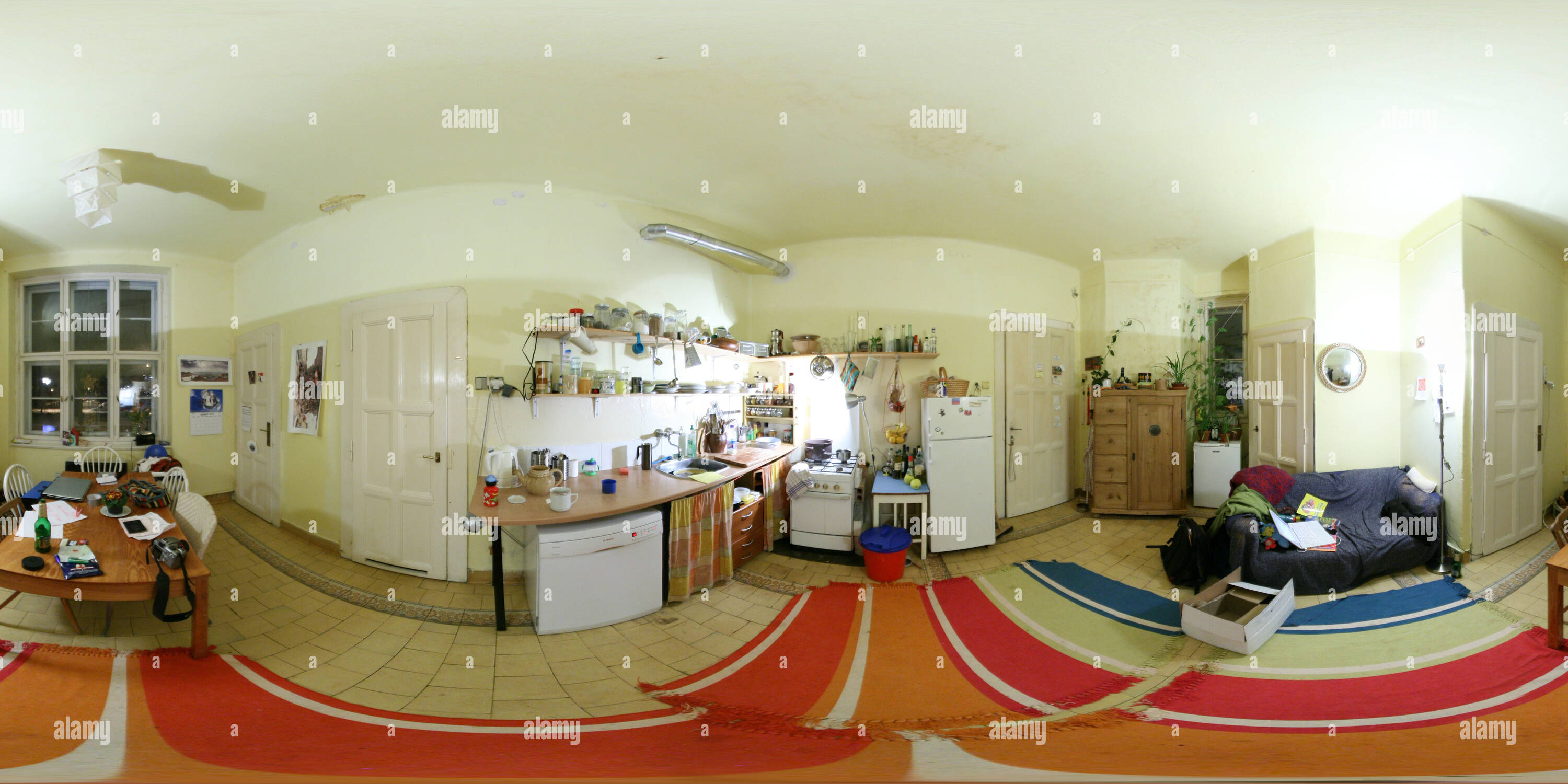 360° view of My Kitchen with Samyang Fisheye - Alamy