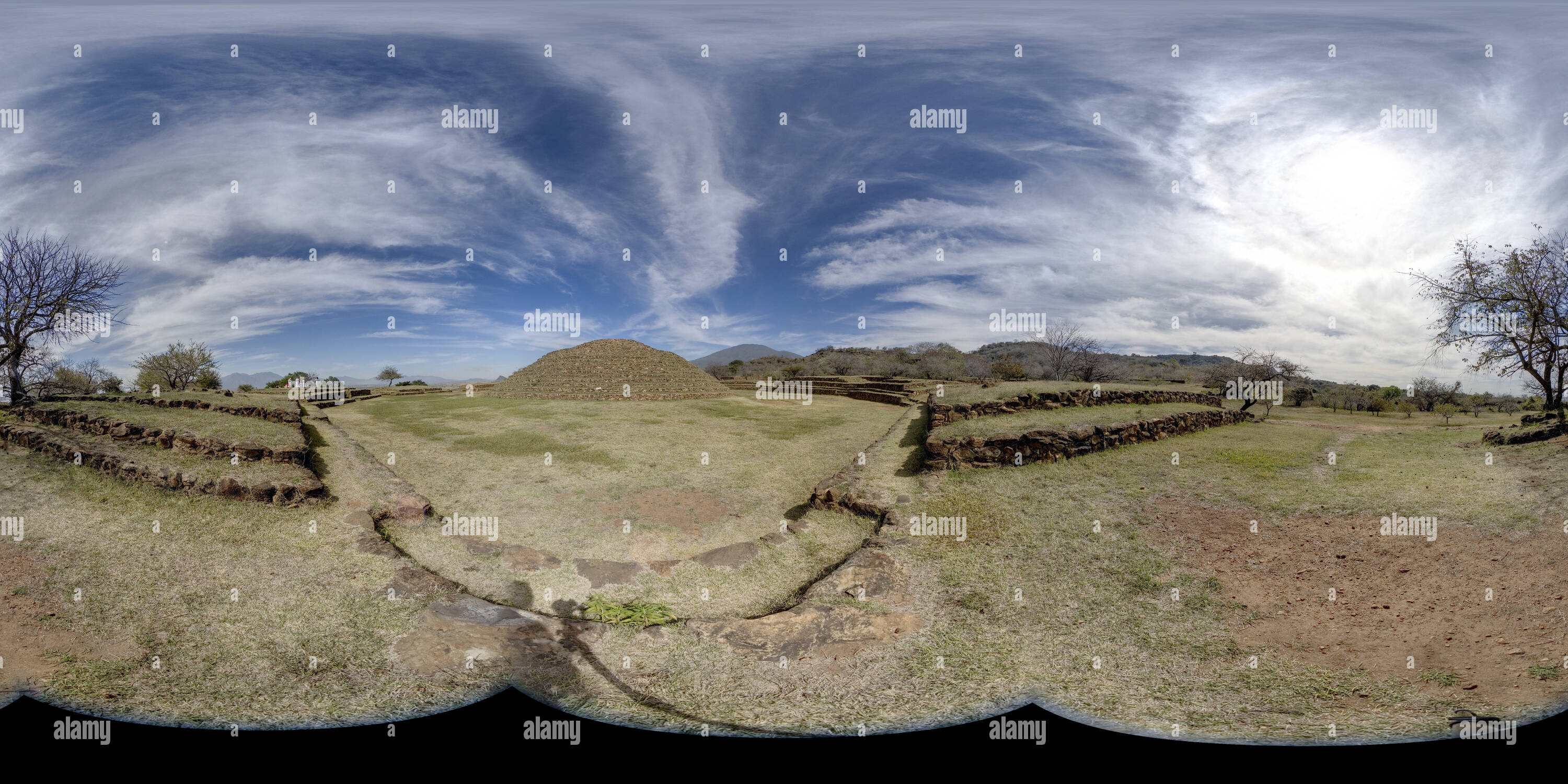 360° view of Guachimontones Archaeological site, Teuchitlan 9 - Alamy