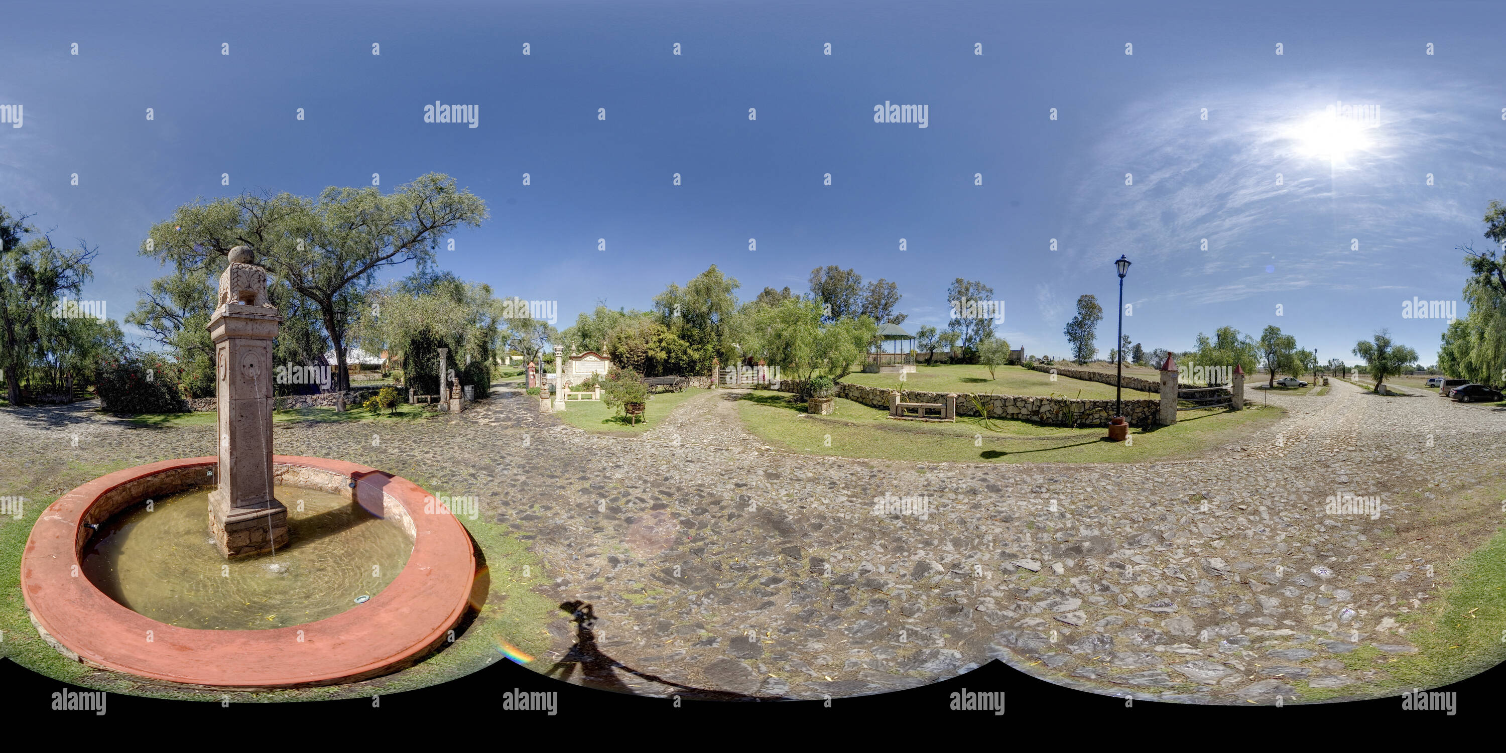 360° view of Main Entrance - Hacienda la Magdalena Hotel and Spa 25 - Alamy