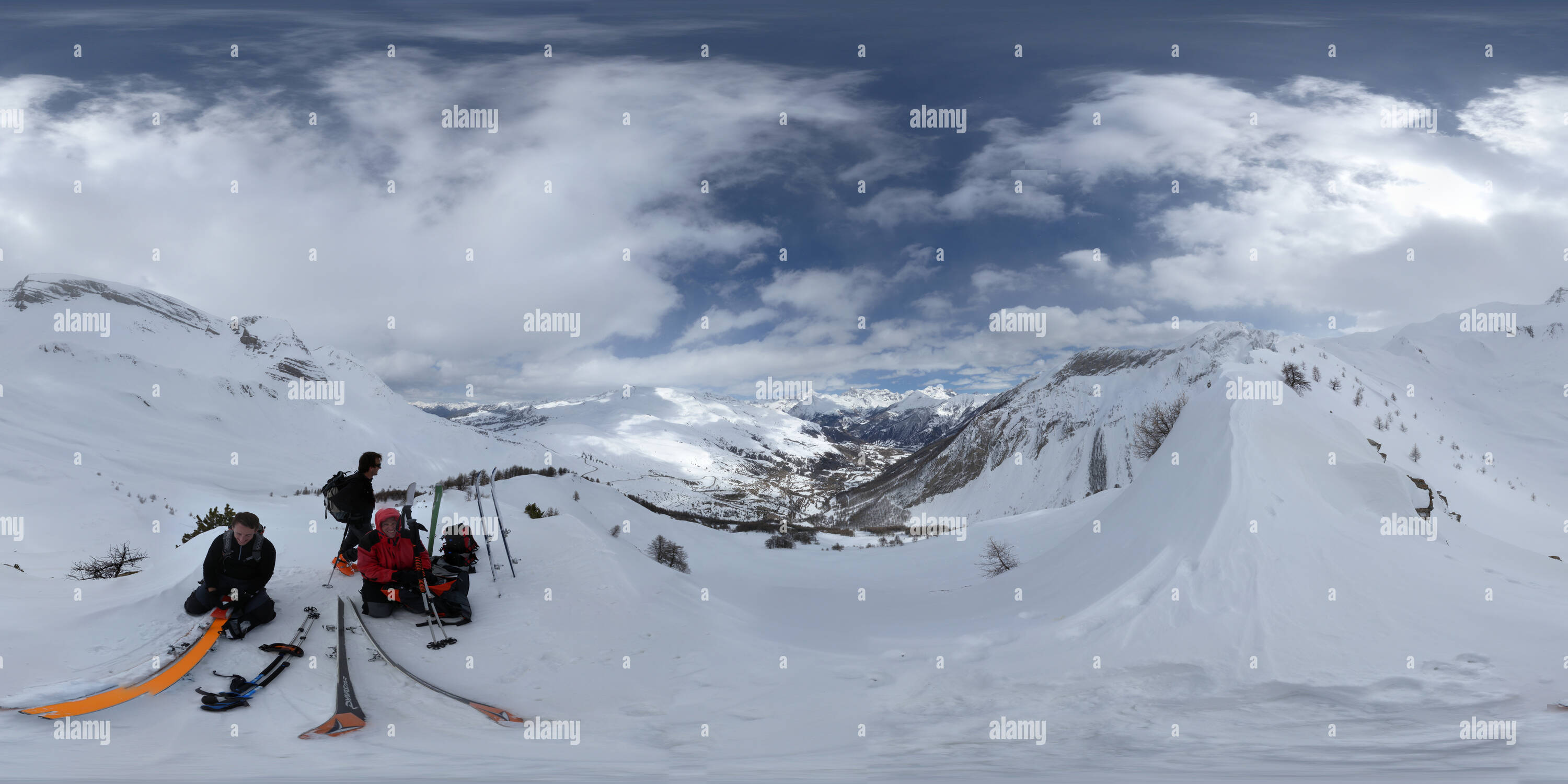 360° view of Crete De Crachet Ubaye France - Alamy