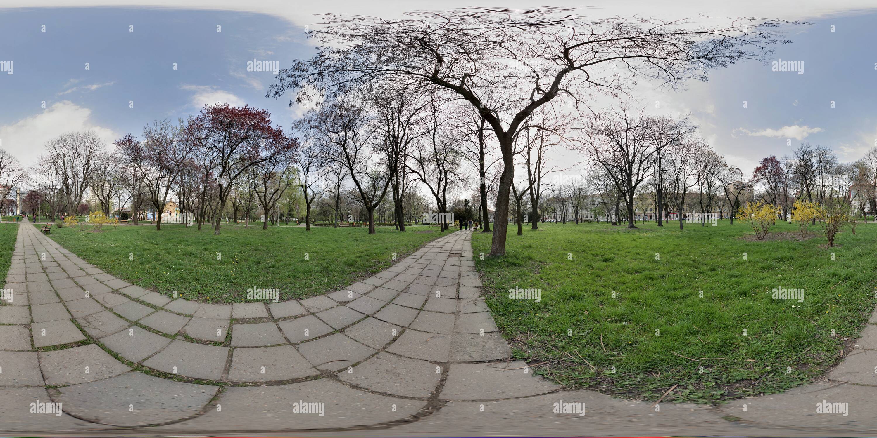 360° view of "Civic" Park in Timisoara - Alamy