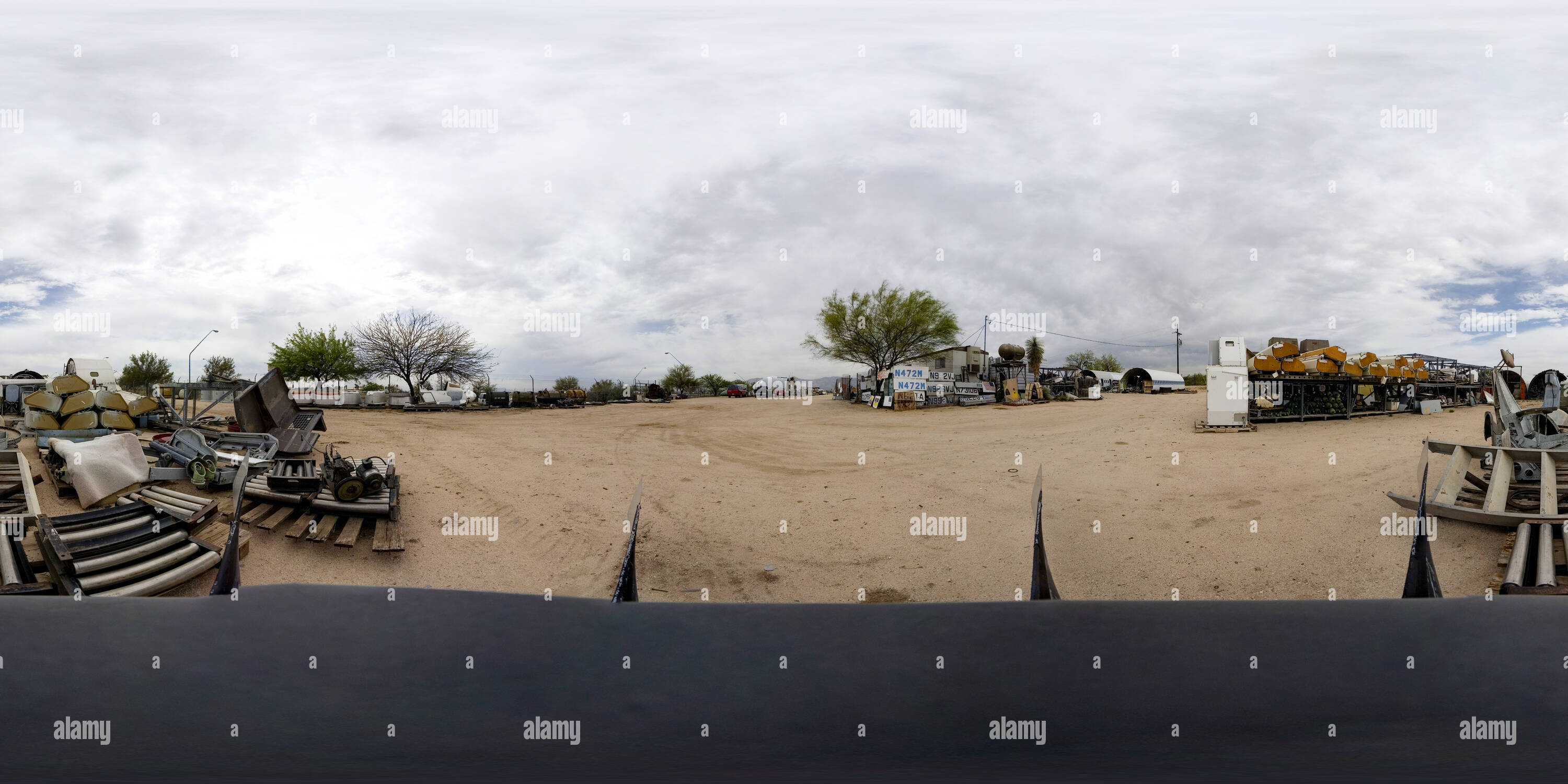 360° view of National Aircraft Inc‎ - Airplane Junk Yard 10 - Alamy