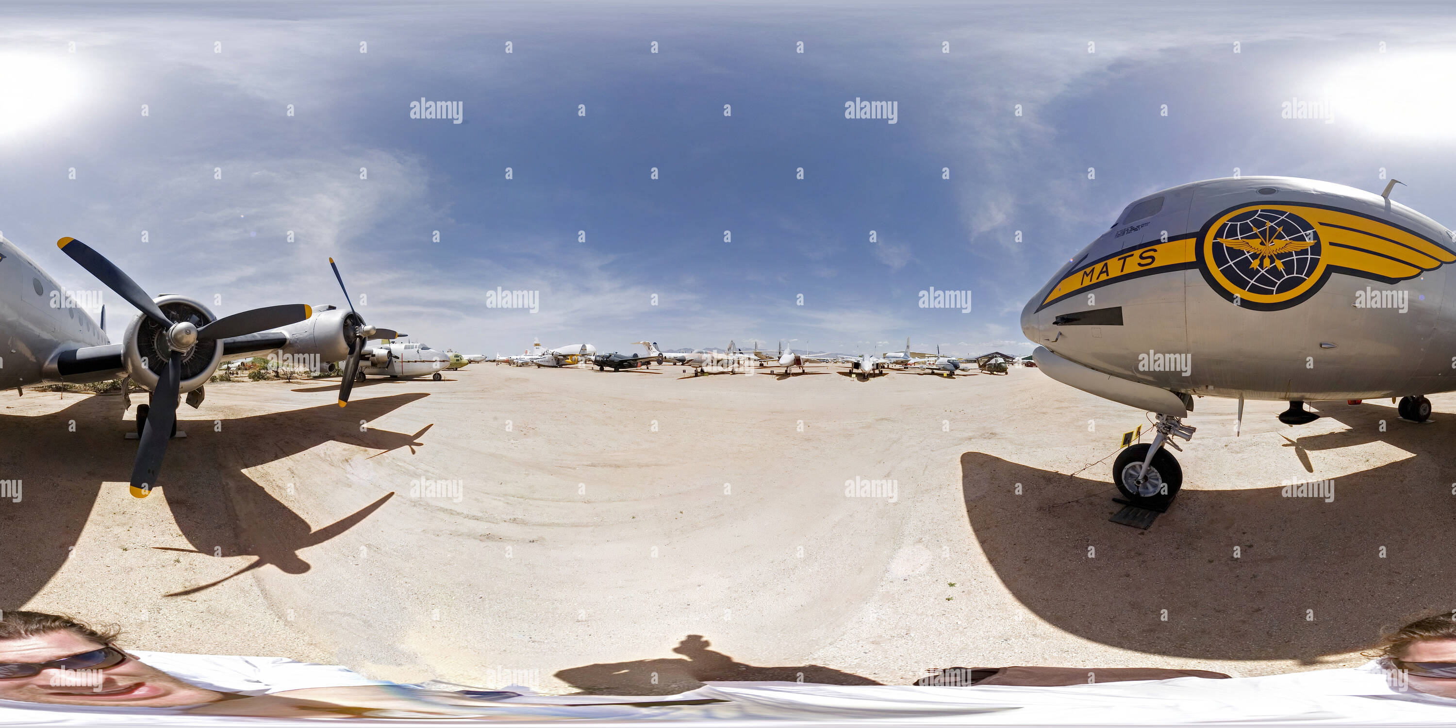 360° view of Pima Air Museum 14 - Alamy
