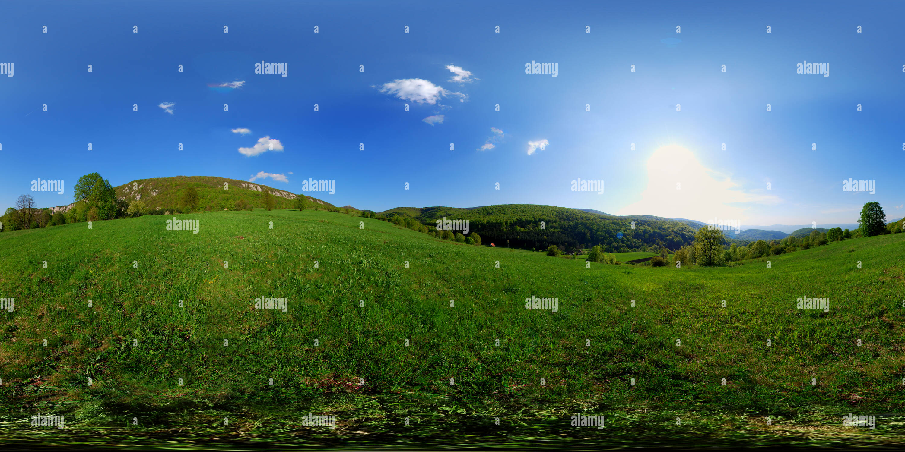 360° view of May 1st - Mountain Ozren, Sokobanja - Alamy