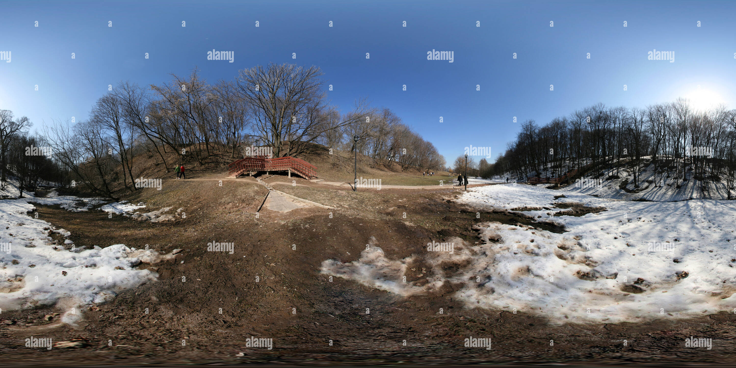 360° view of Kolomenskoe. Golosov ovrag - Alamy