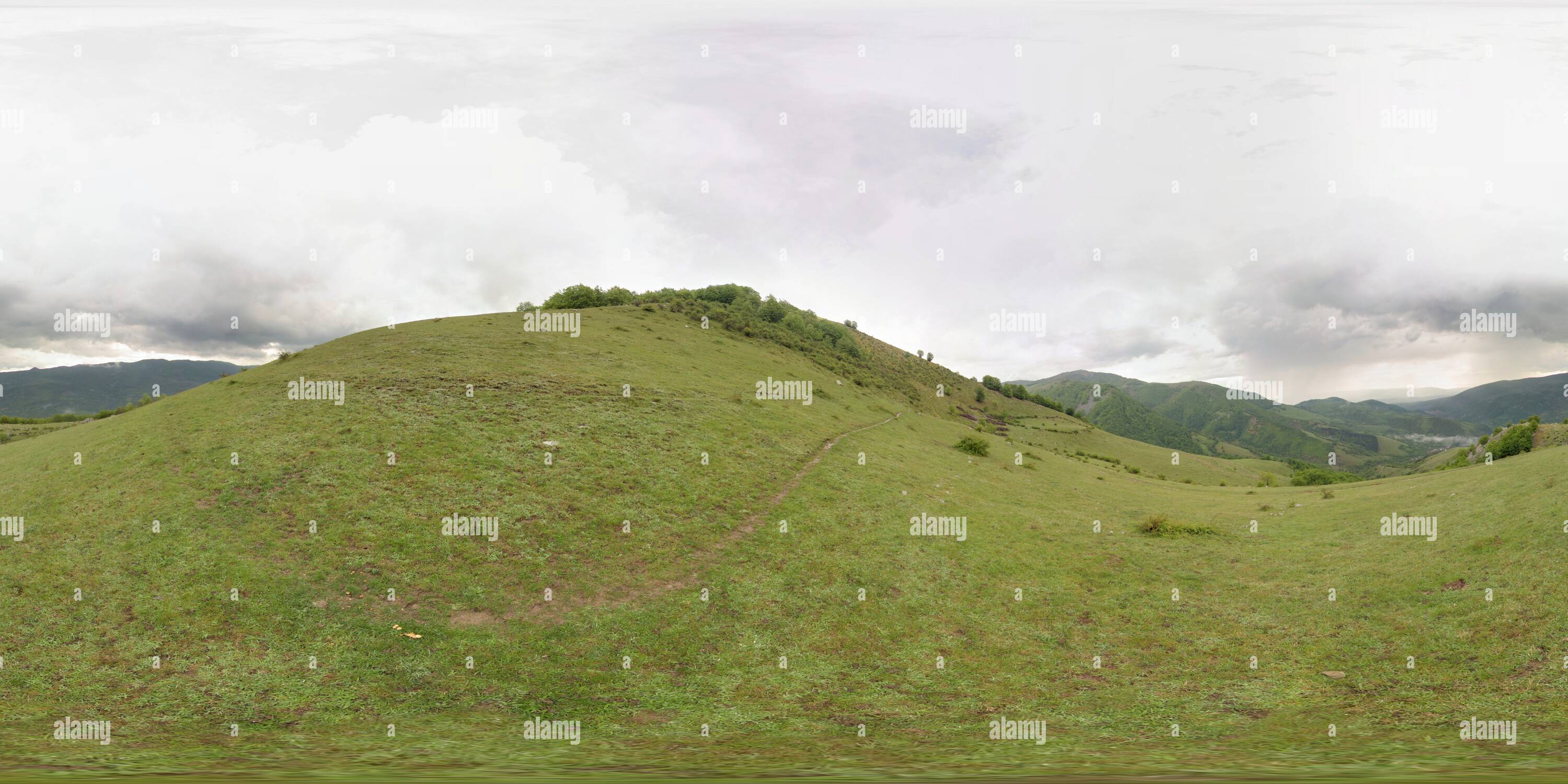 360° view of views of the valley 22 Mai 2010 Cornereva - Alamy