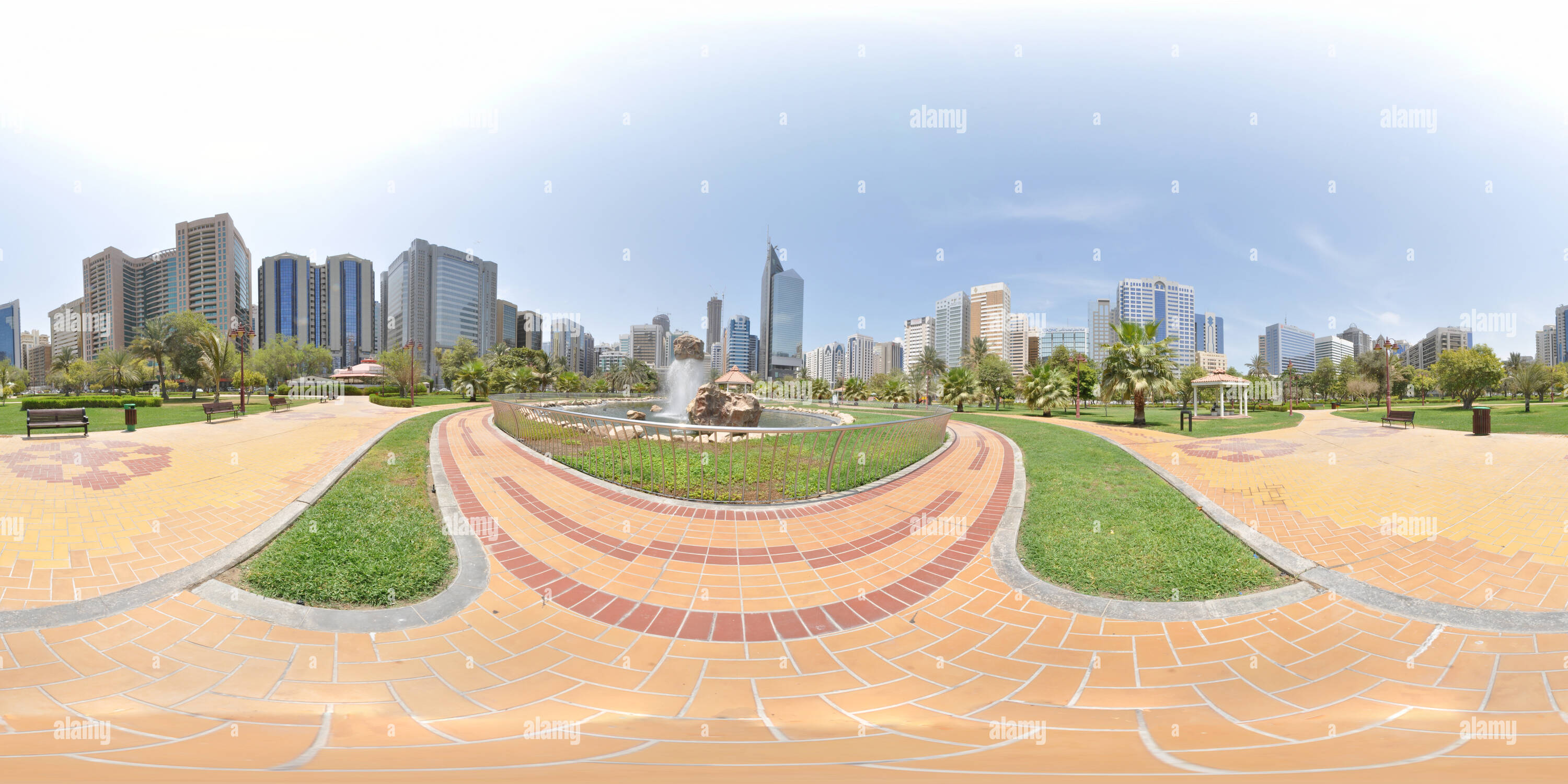 360° view of Capital Park Fountain - Alamy