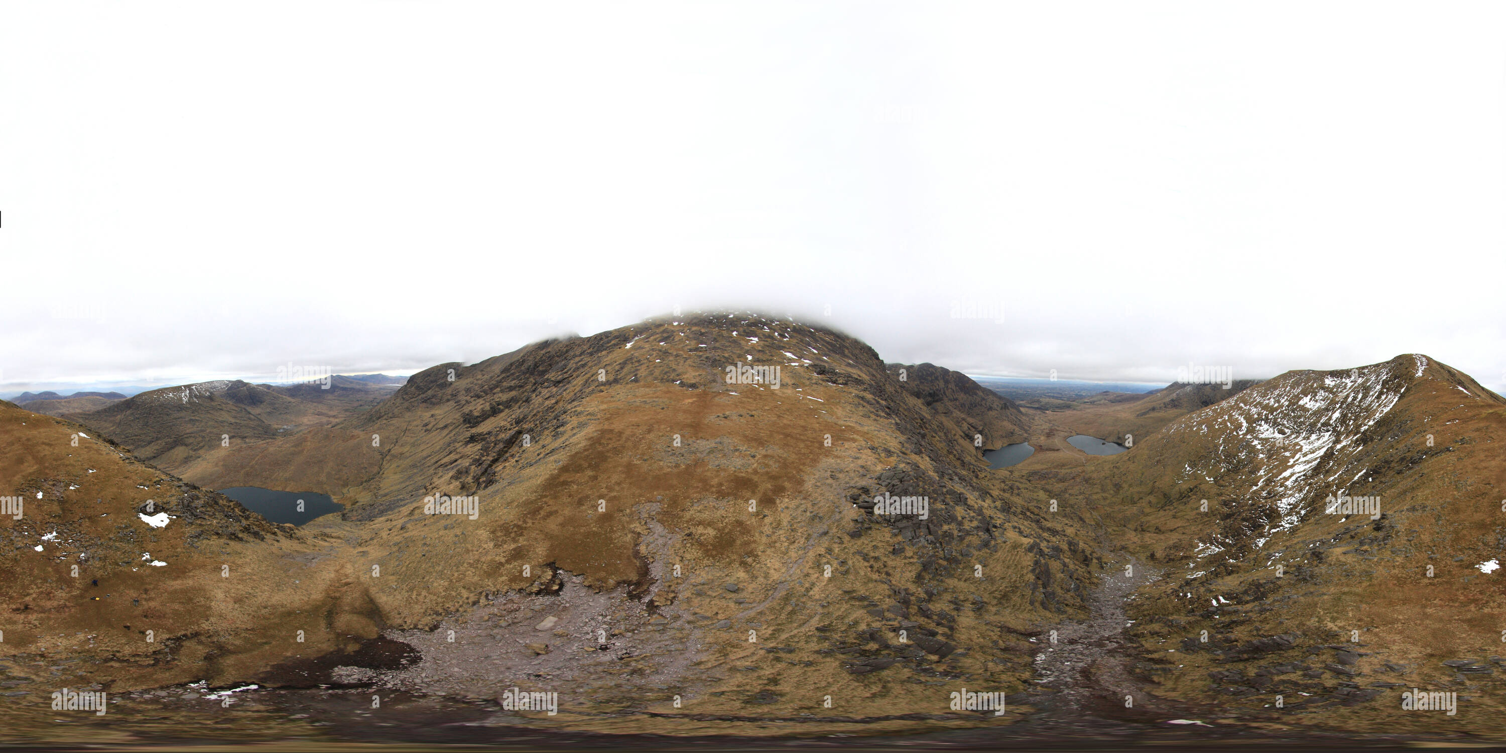 360° view of Top of Devils Ladder, Carrauntoohil, Co.Kerry - Alamy
