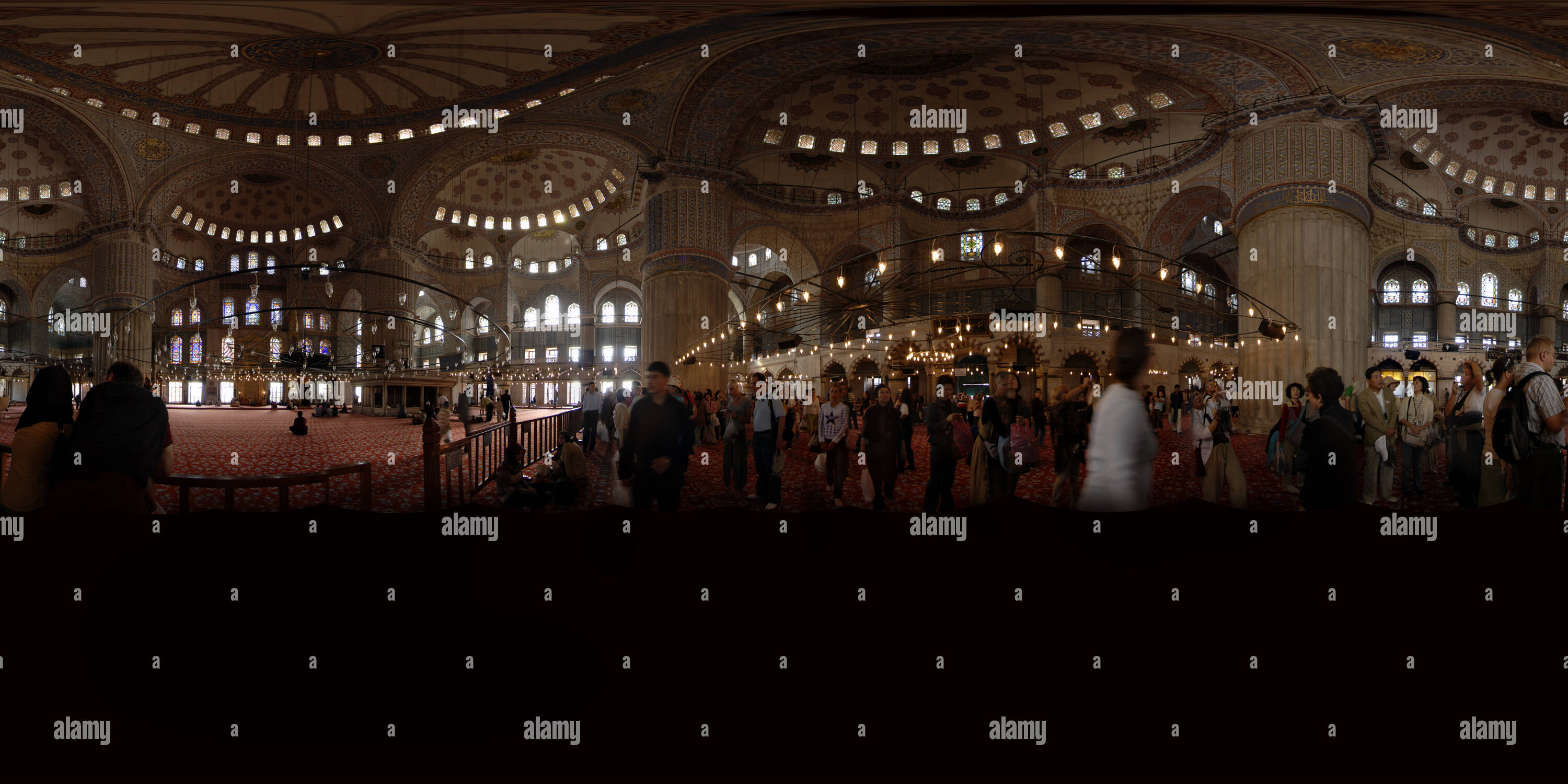 360° view of Sultan Ahmet ( Blue Mosque- Istanbul - Alamy