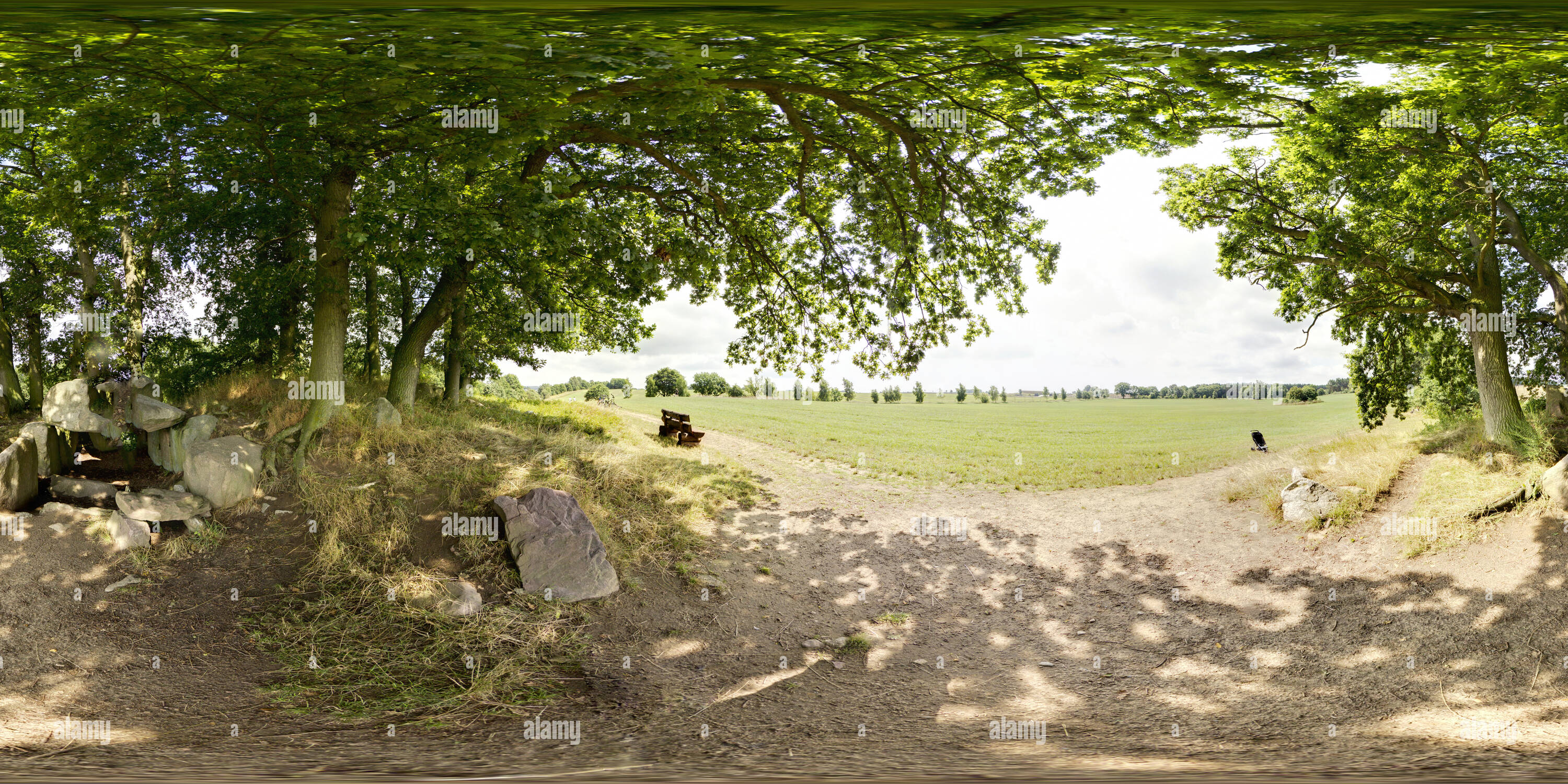 360° view of Ancient Grave Burial site 1 - Alamy