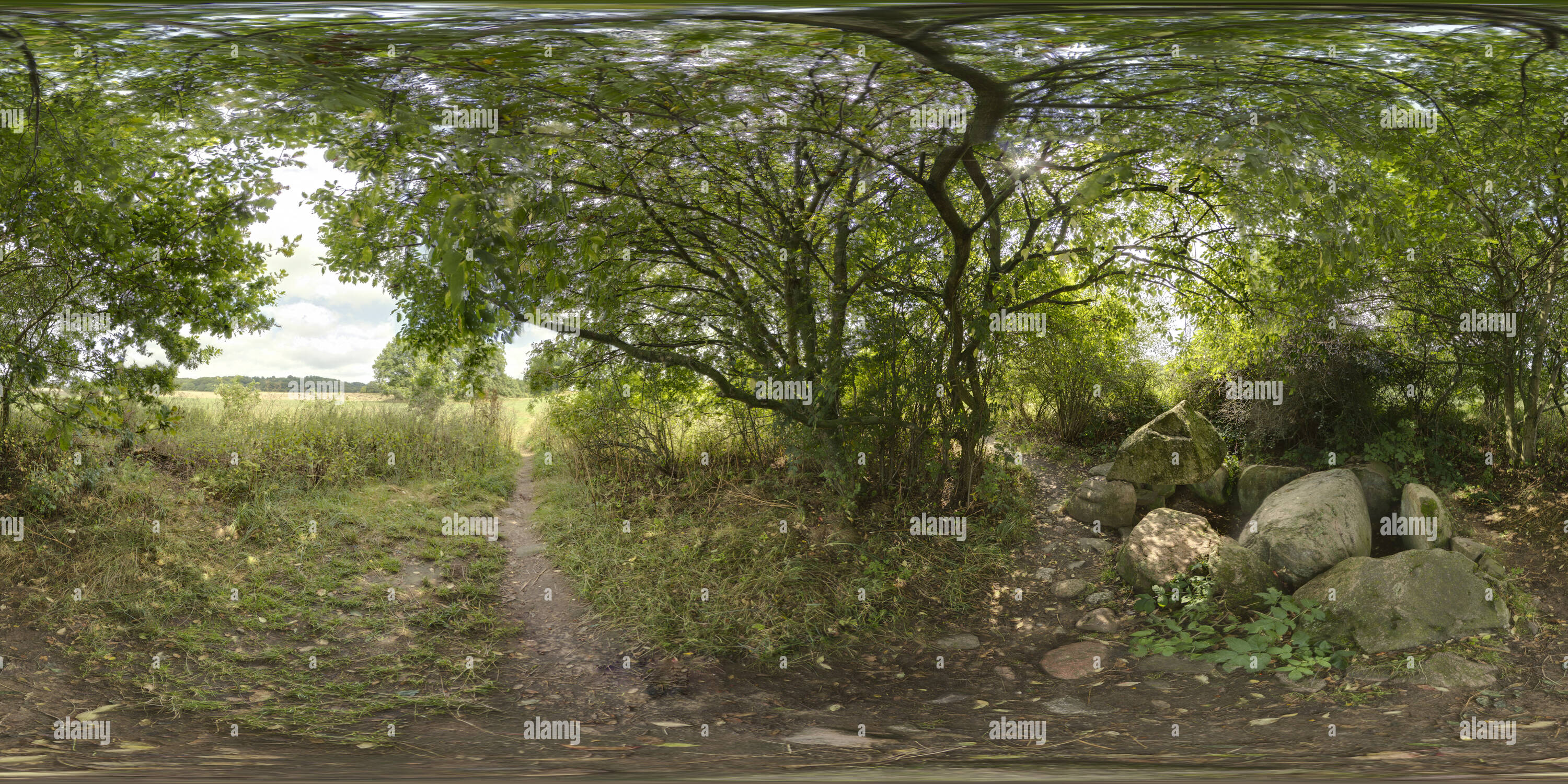 360° view of Ancient Grave Burial site 5 - Alamy