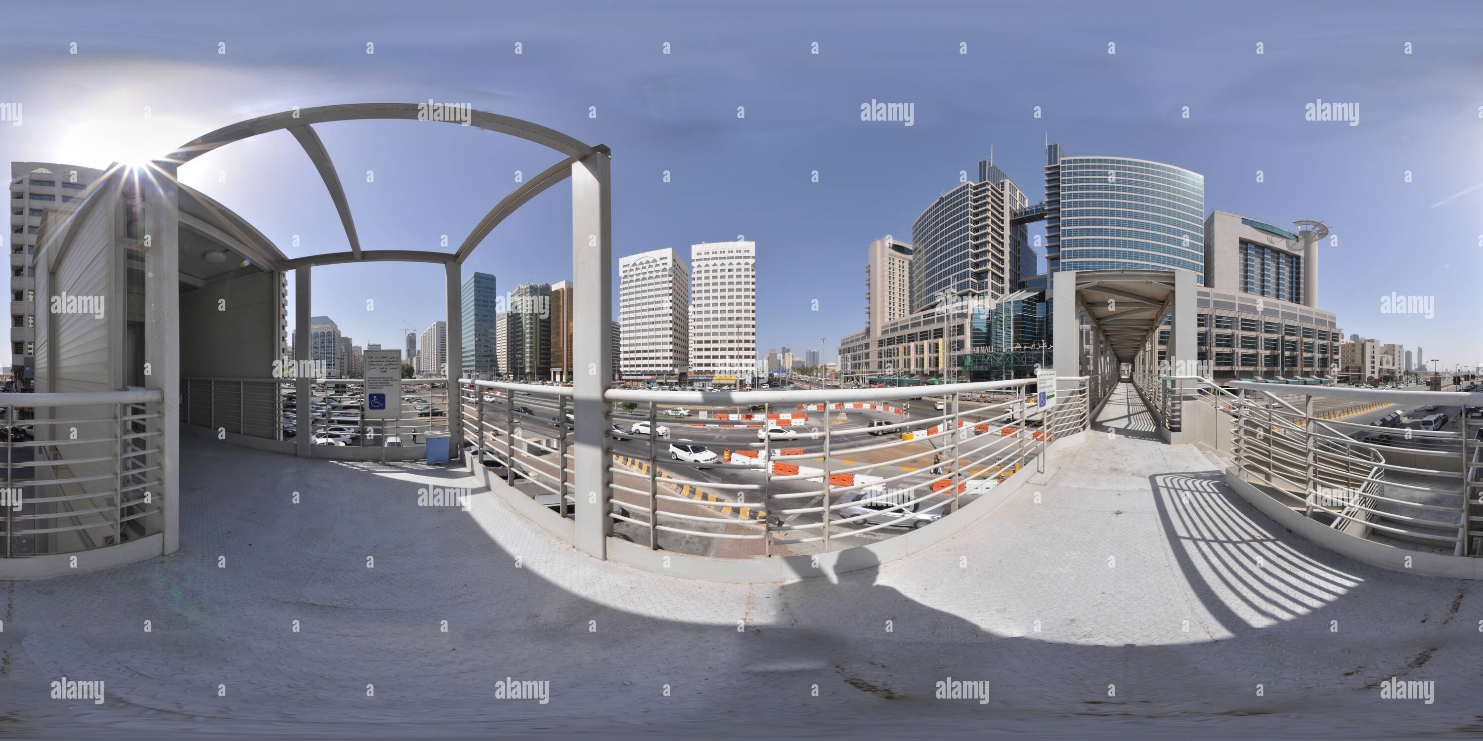 360° view of Bailey Foot Bridge - Alamy