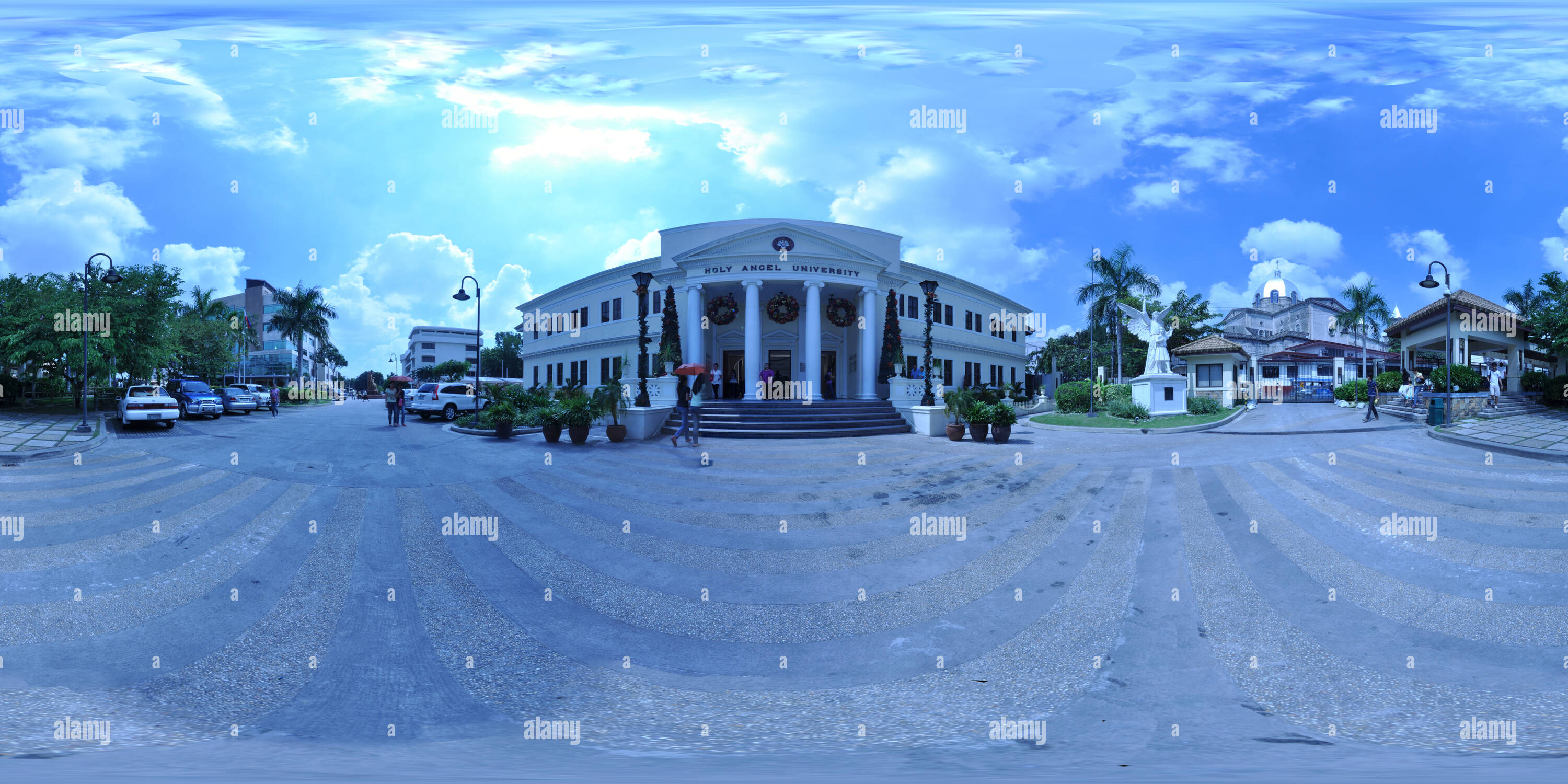 360° view of Holy Angel University Main Building - Alamy