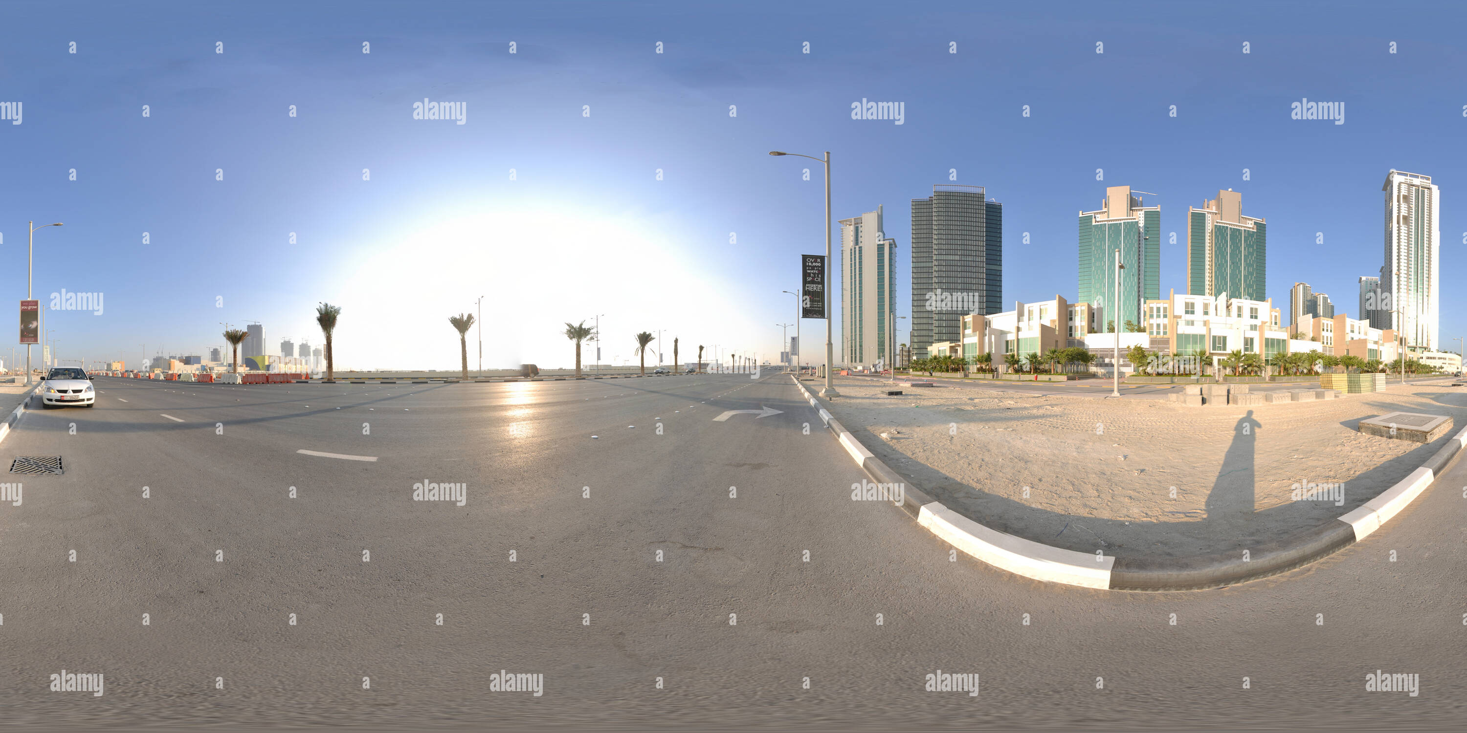 360° view of Reem Island New Roads - Alamy