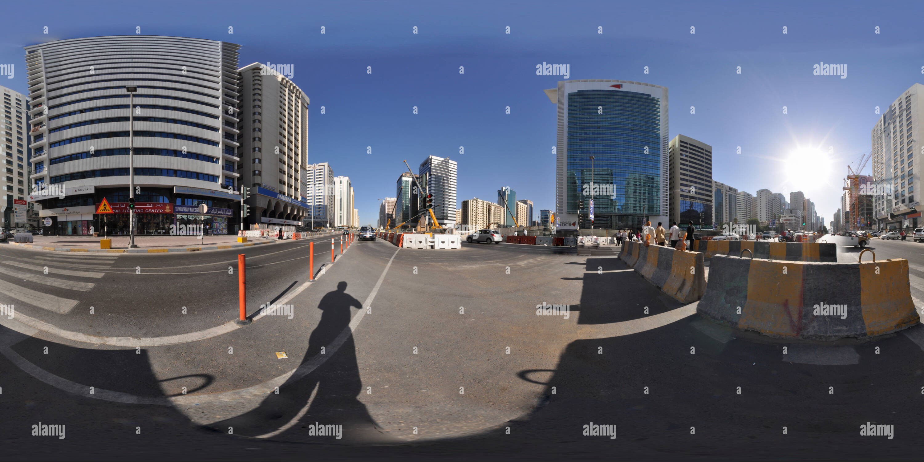 360° view of 2nd. Street (a.k.a. Electra street - Alamy