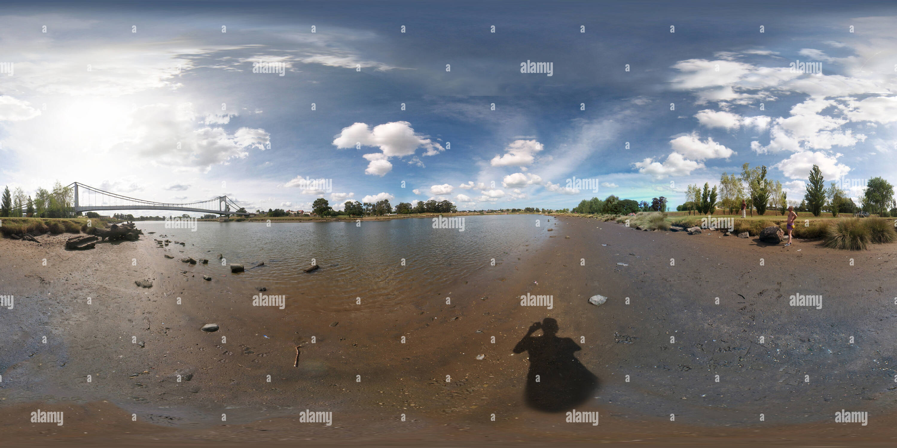 360° view of Puente Colgante Rio - Alamy