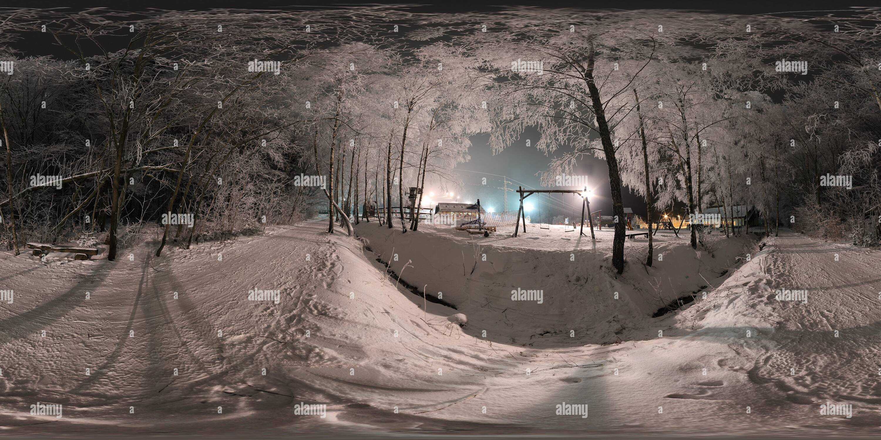 360° view of SKI Jahodná Slovakia - Alamy