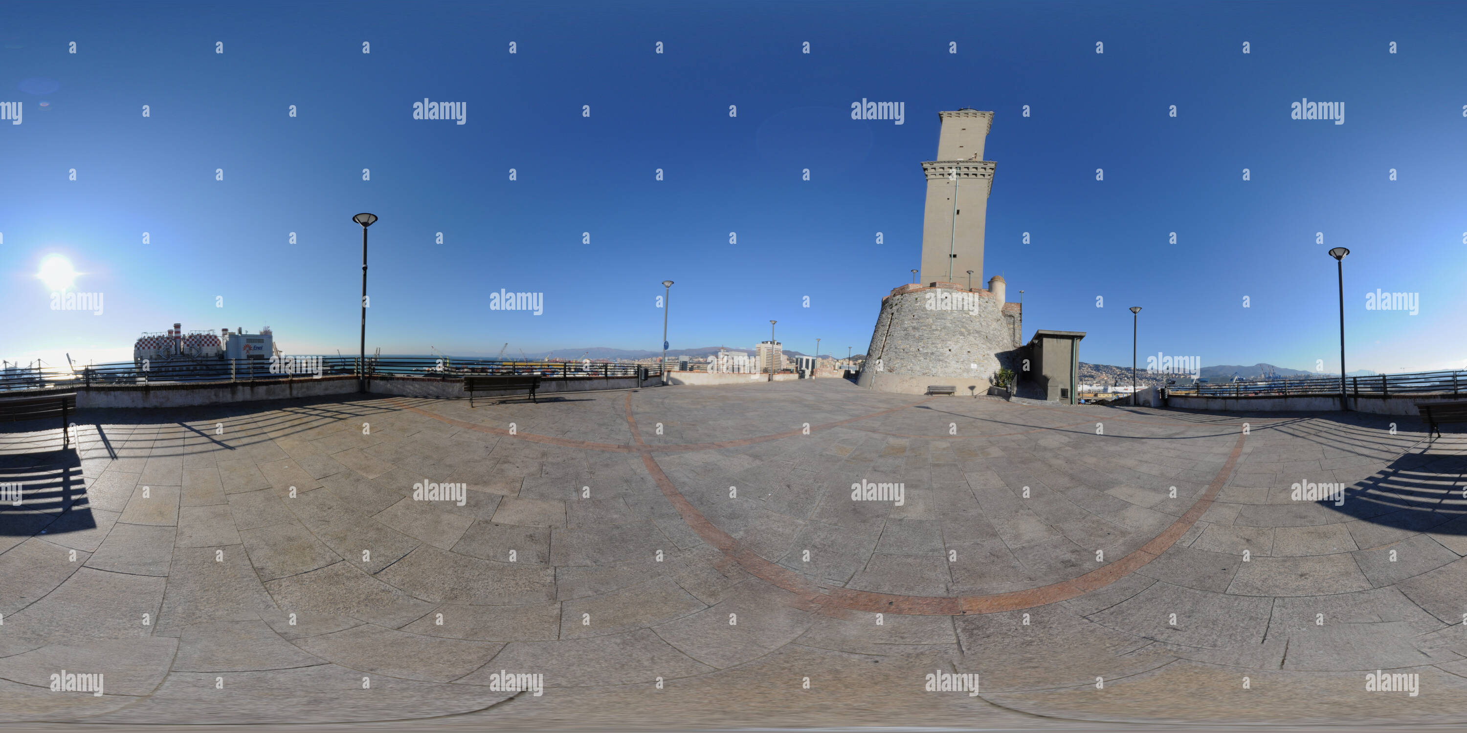 360° view of Lanterna di Genova - Alamy