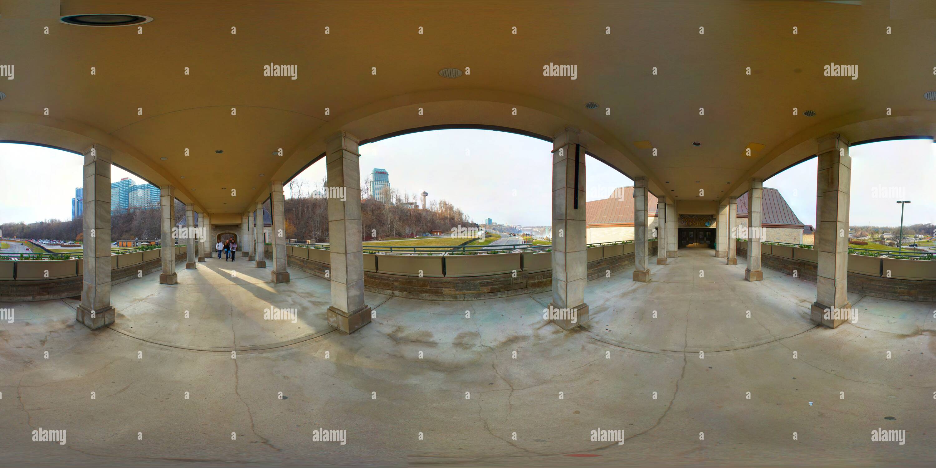 360° view of Niagara Falls - Bridge to Cable Car - Alamy