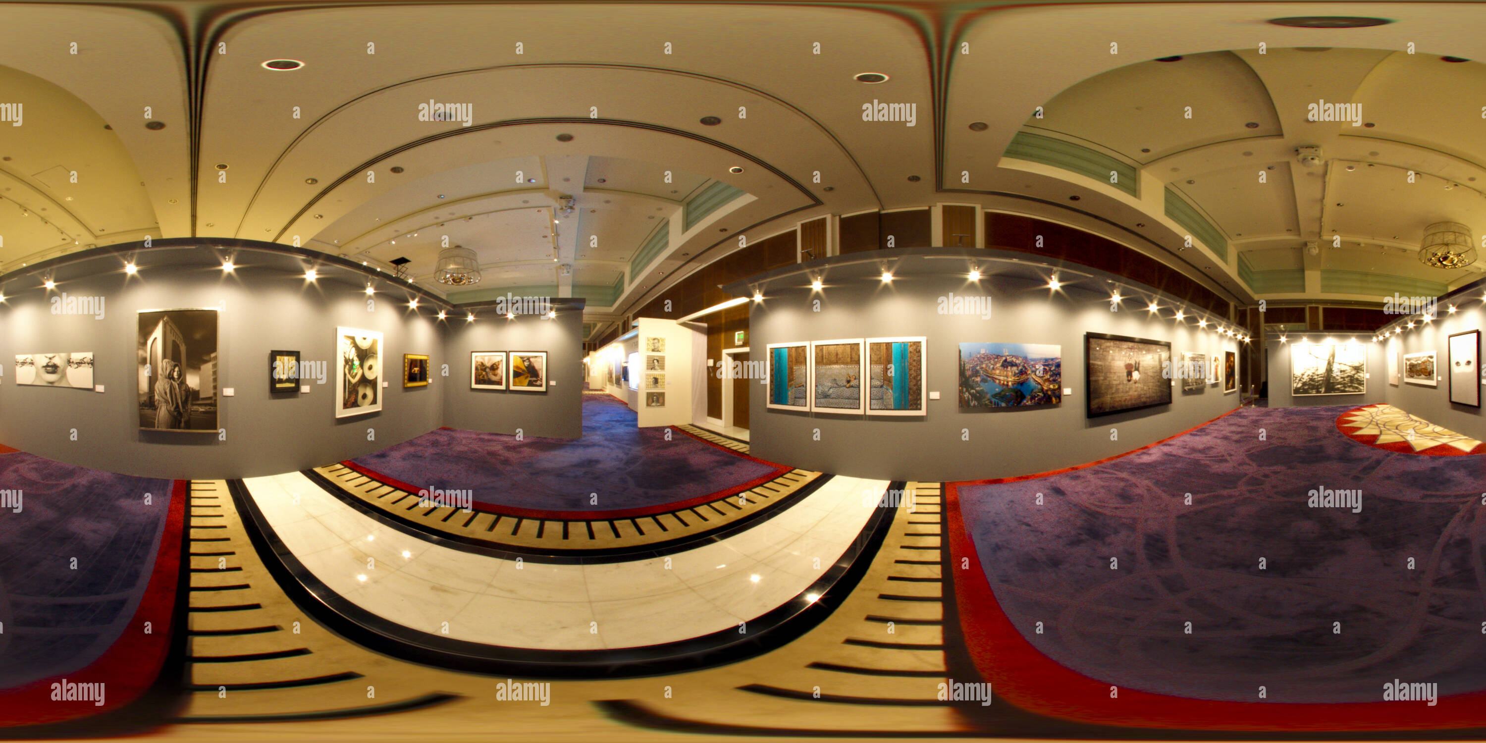 360° view of Hall of Paintings - Alamy