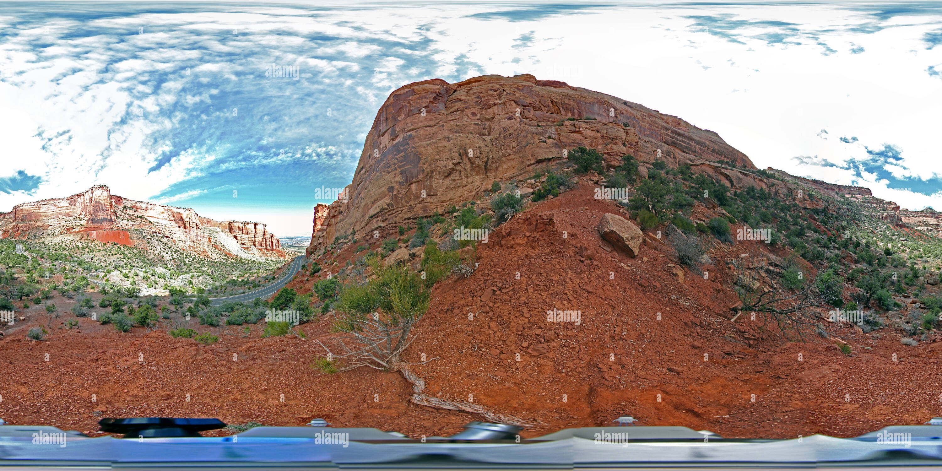 360° view of Fruita Canyon, Colorado National Monument - Alamy