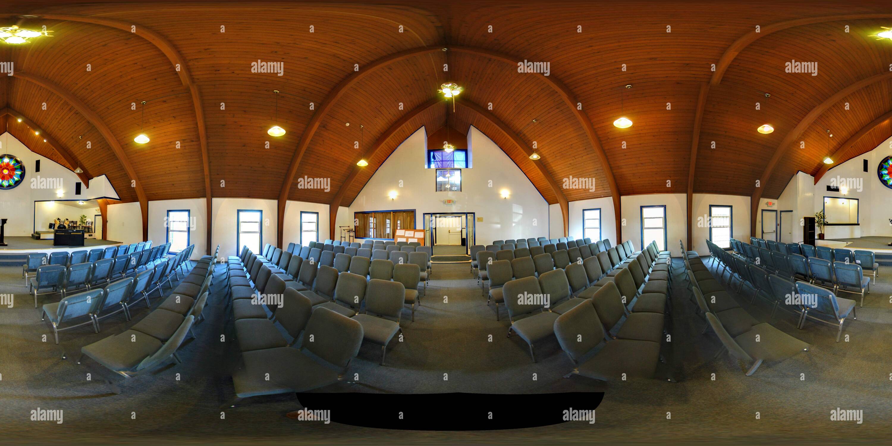 360° view of Ethos' Church Inside - Alamy
