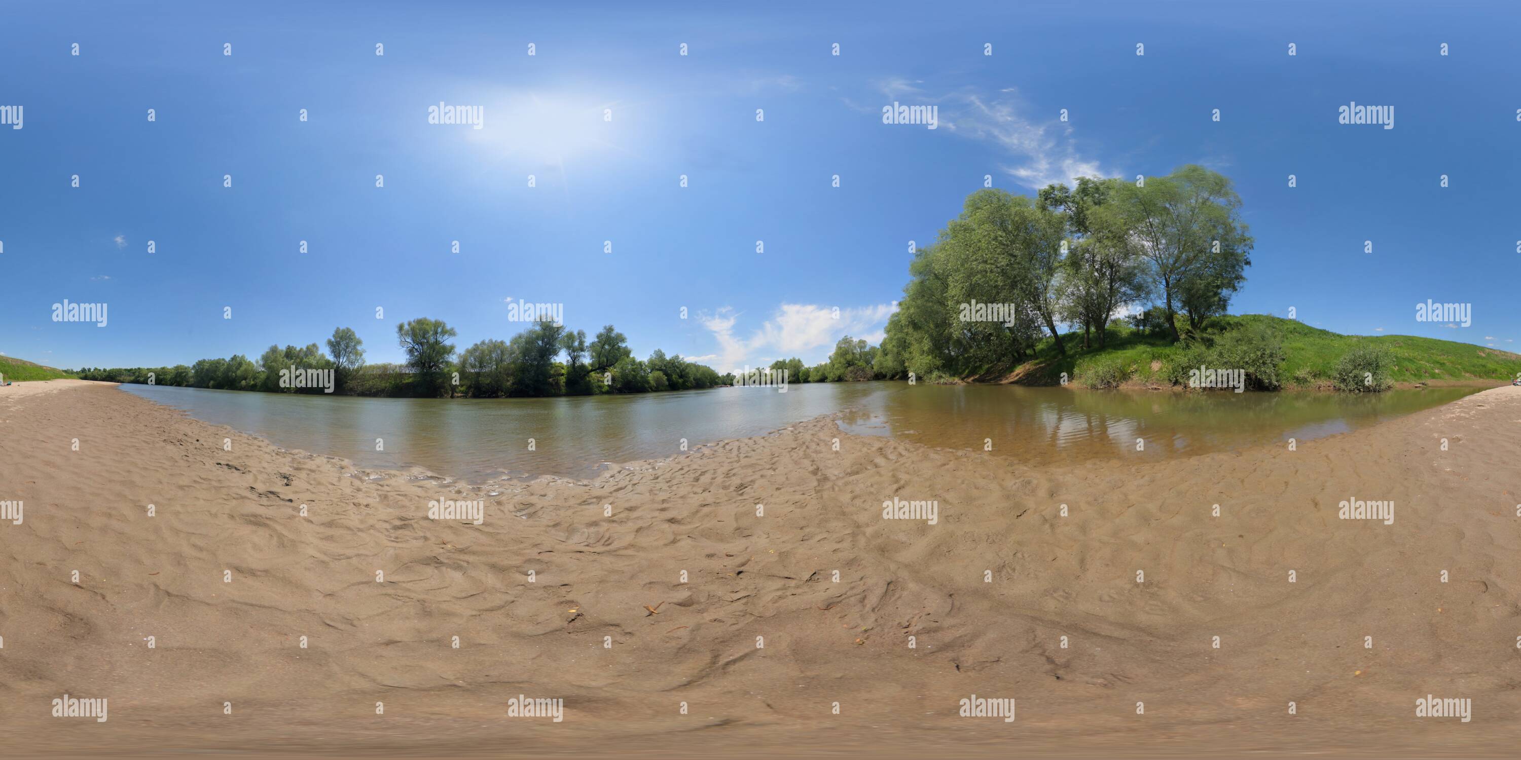 360° view of A Day At The Beach - Alamy