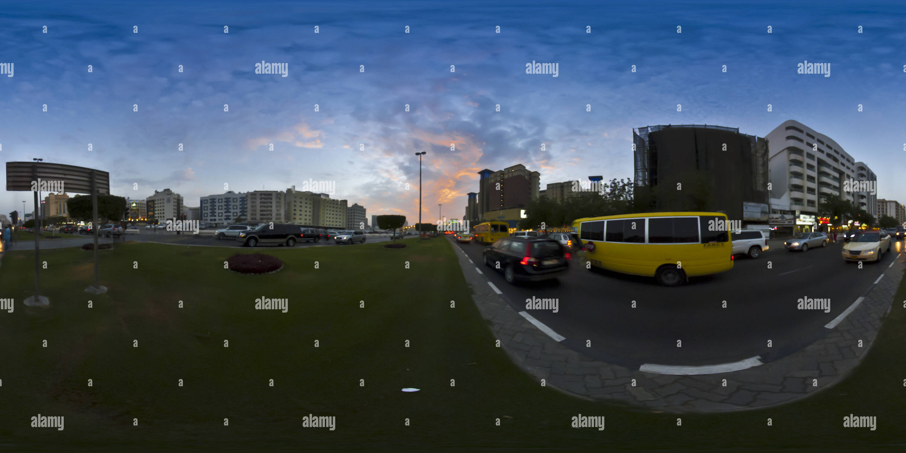 360° view of Al Riqqa Road - Alamy