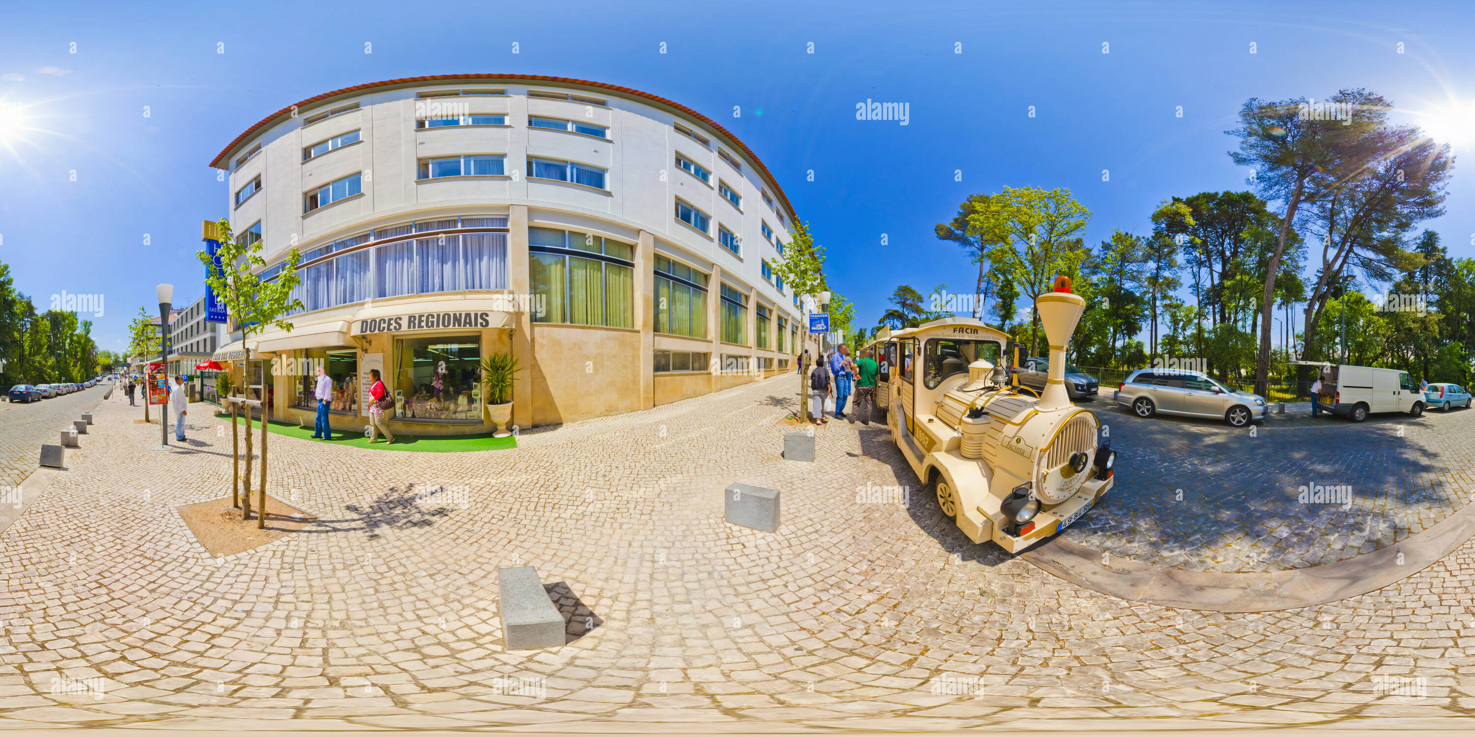 360° view of train in Fatima - Alamy