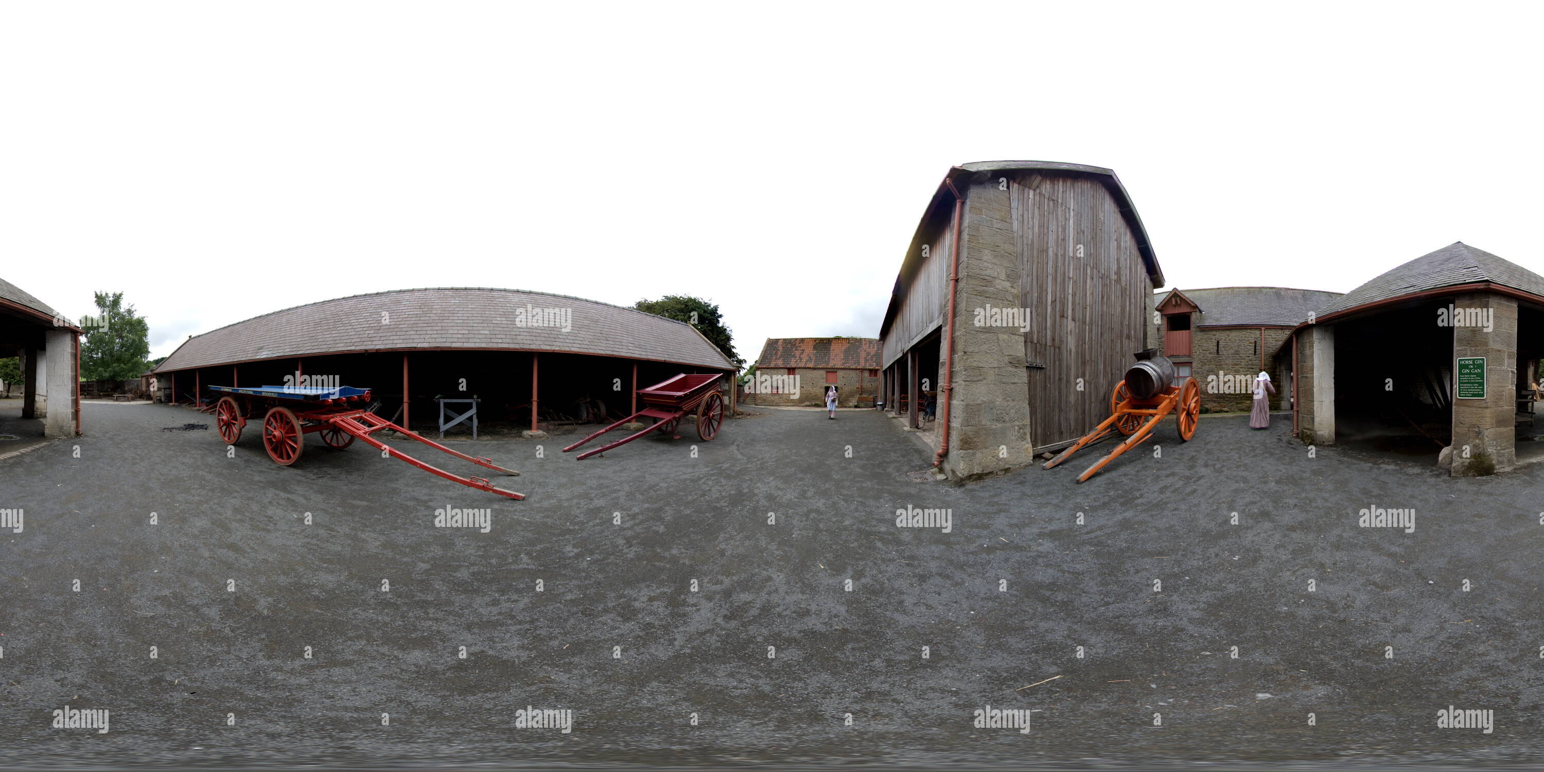 360° view of Home Farm, Beamish - Alamy