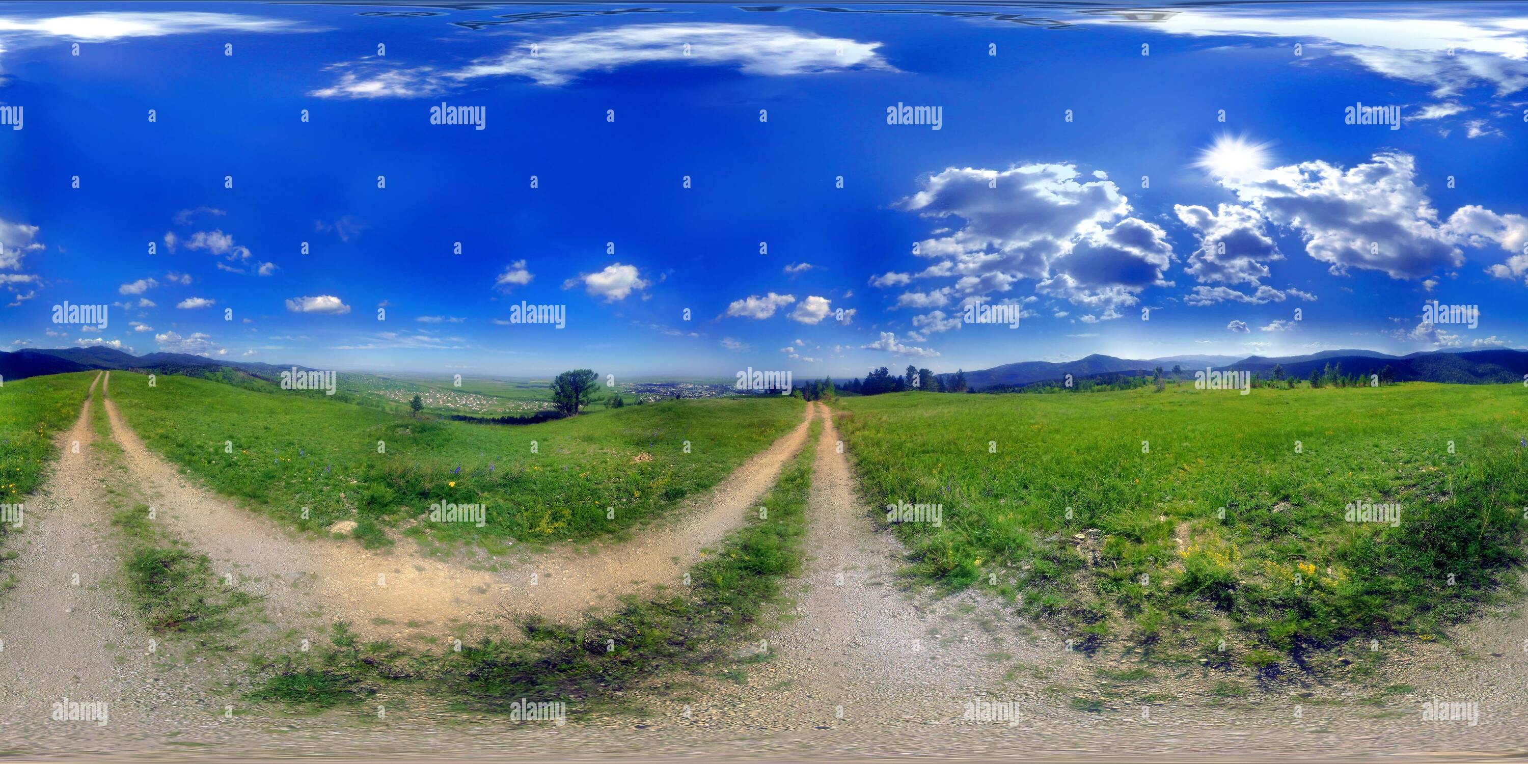 360° view of Top Of The Mountain Sayan - Alamy