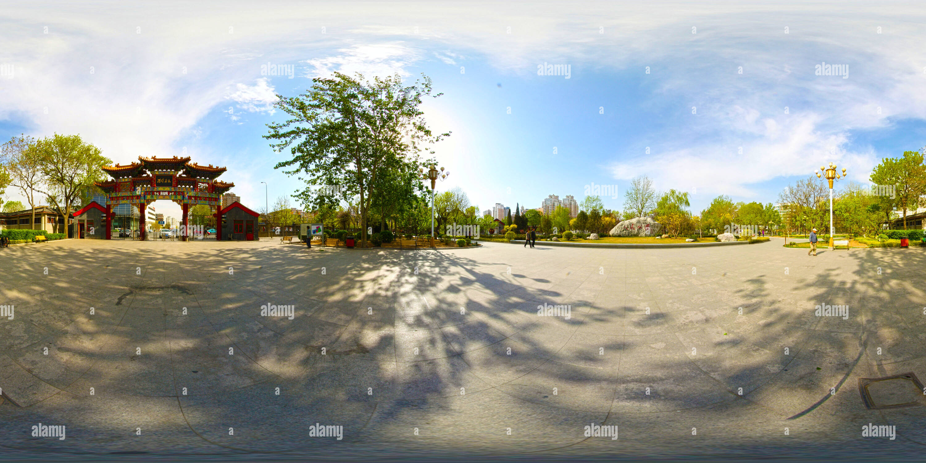 360° view of The panorama of the People Park Tianjin - Alamy