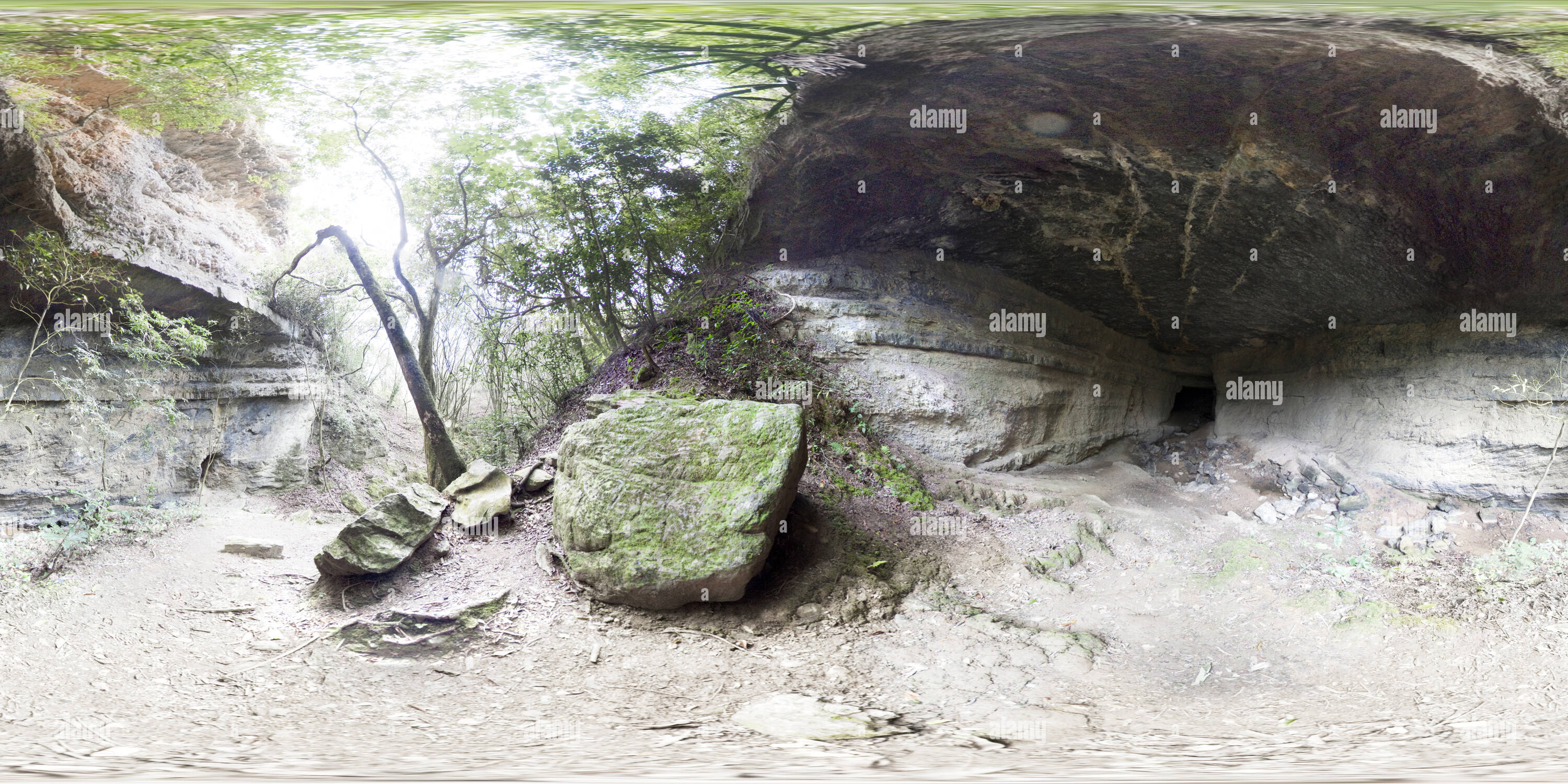 360° view of Poma Rosa Cave - Alamy