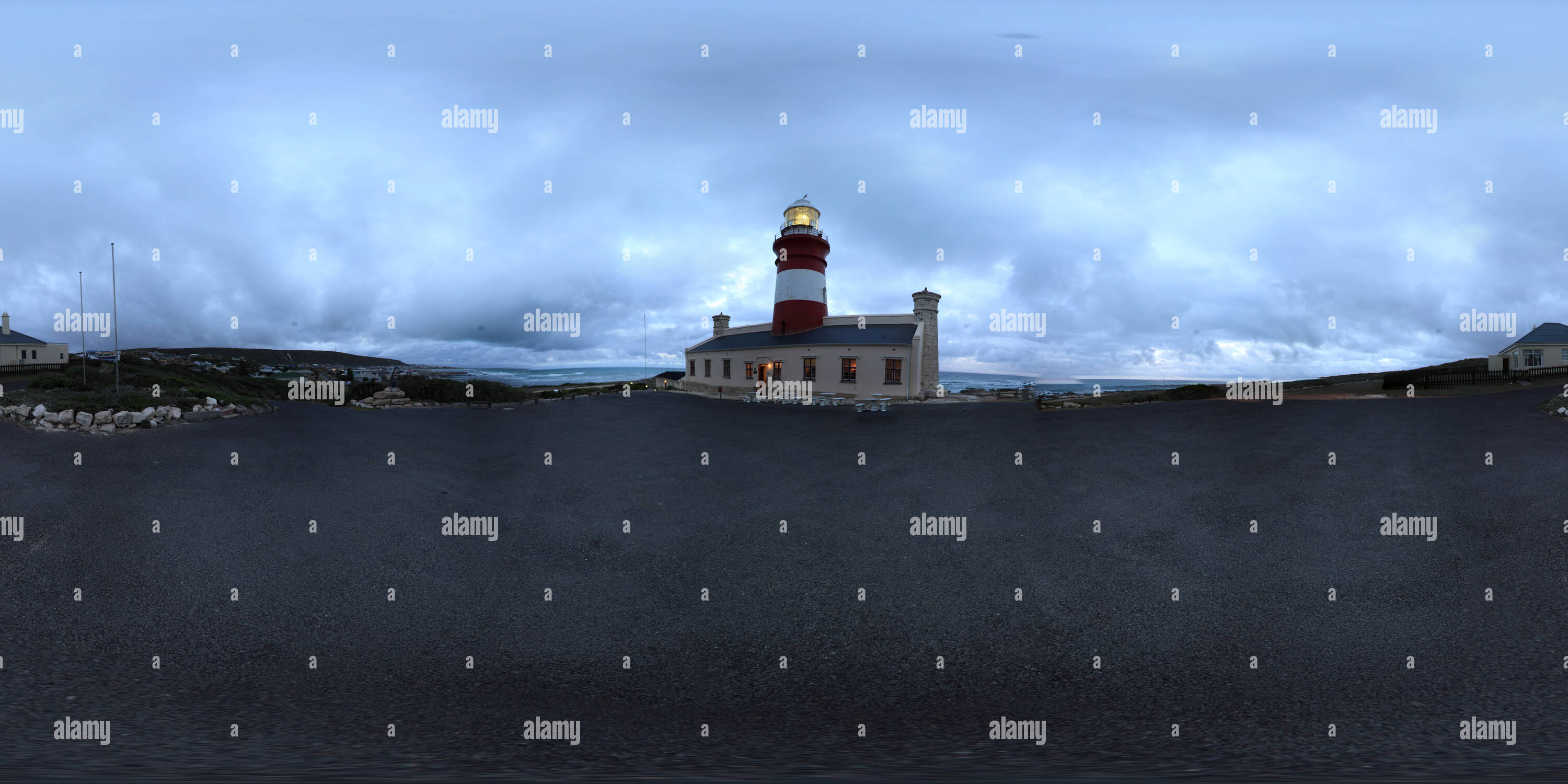 360° view of Cape Agulhas LIghthouse - Alamy