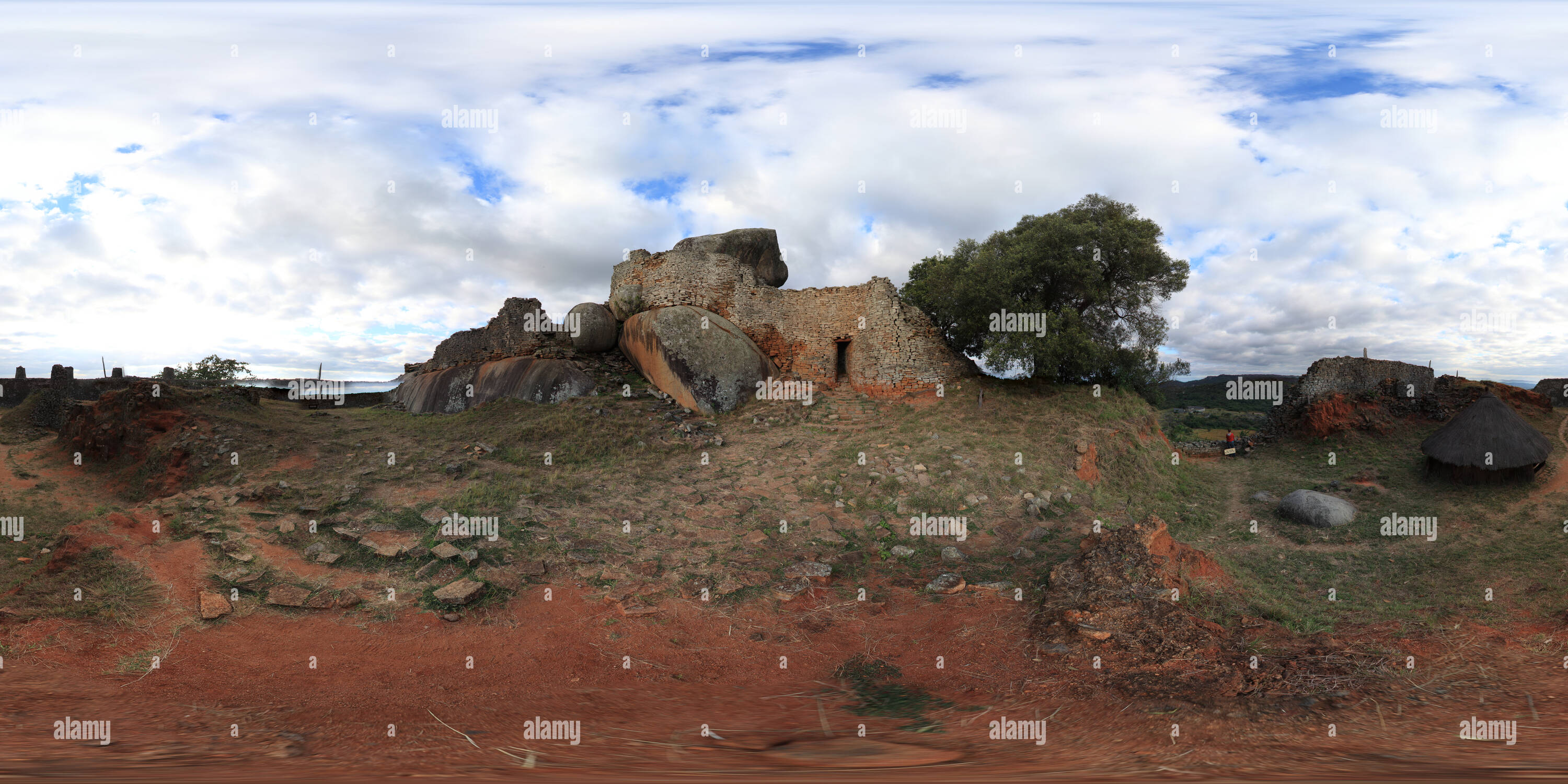 360° view of Great Zimbabwe Hilltop Complex - Alamy