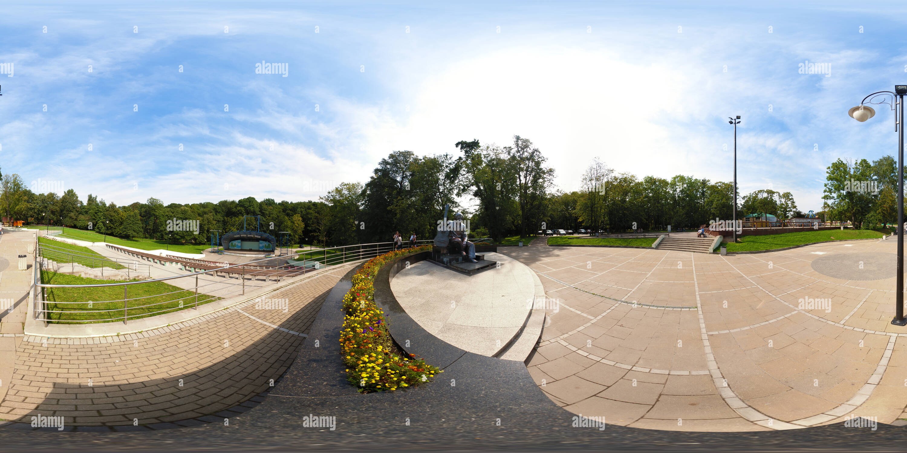 360° view of Kalinin Park, Kaliningrad - Alamy
