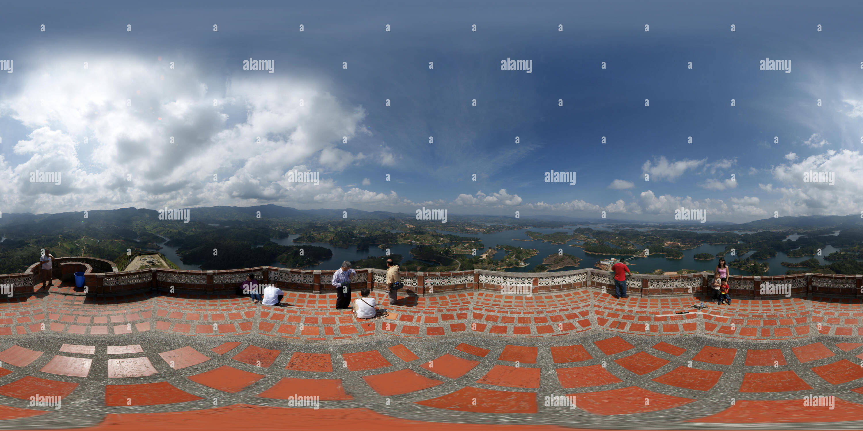 360° view of over the big stone, panoramic view - Alamy