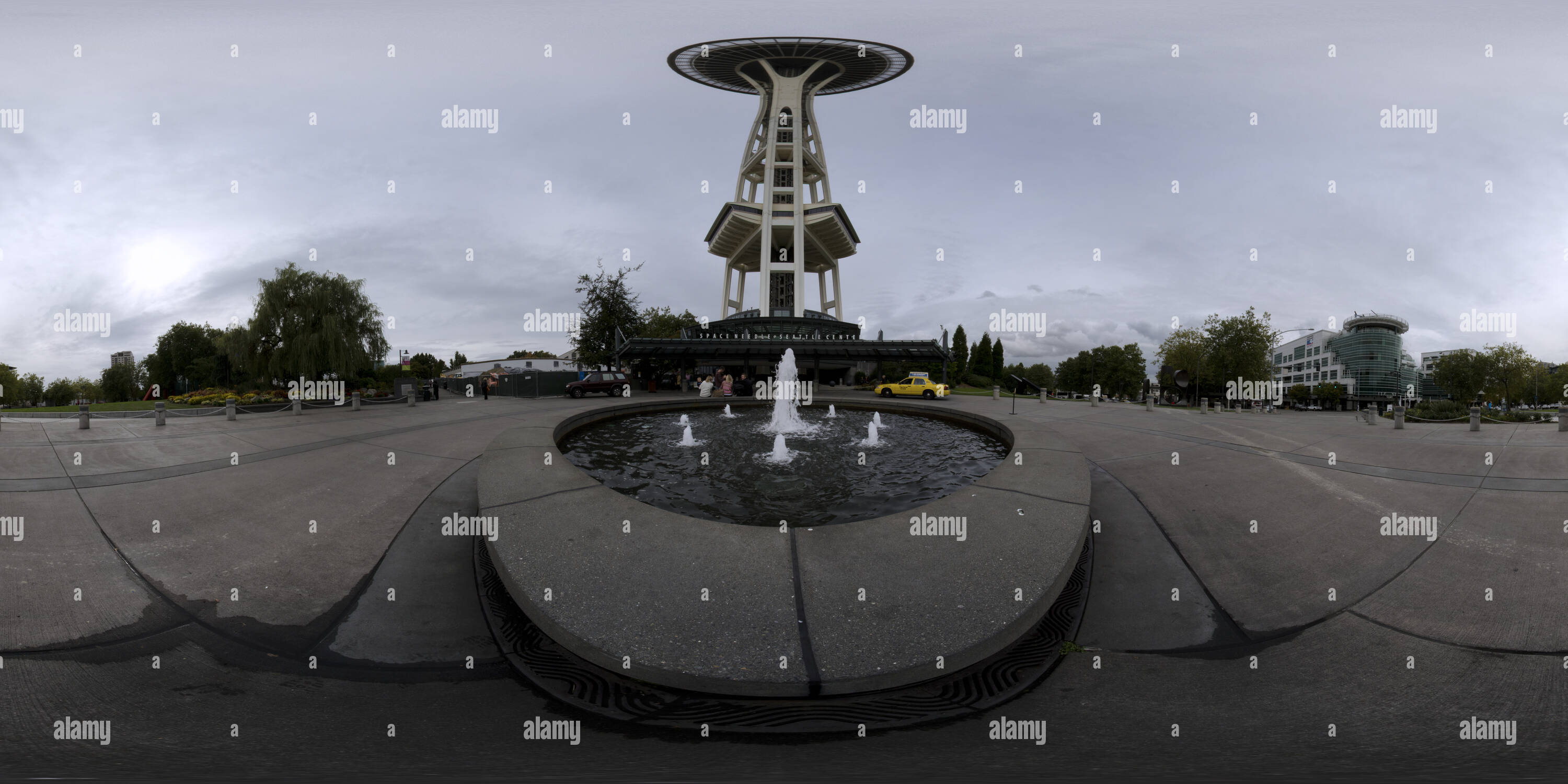 360° view of The Seattle Space Needle - Alamy