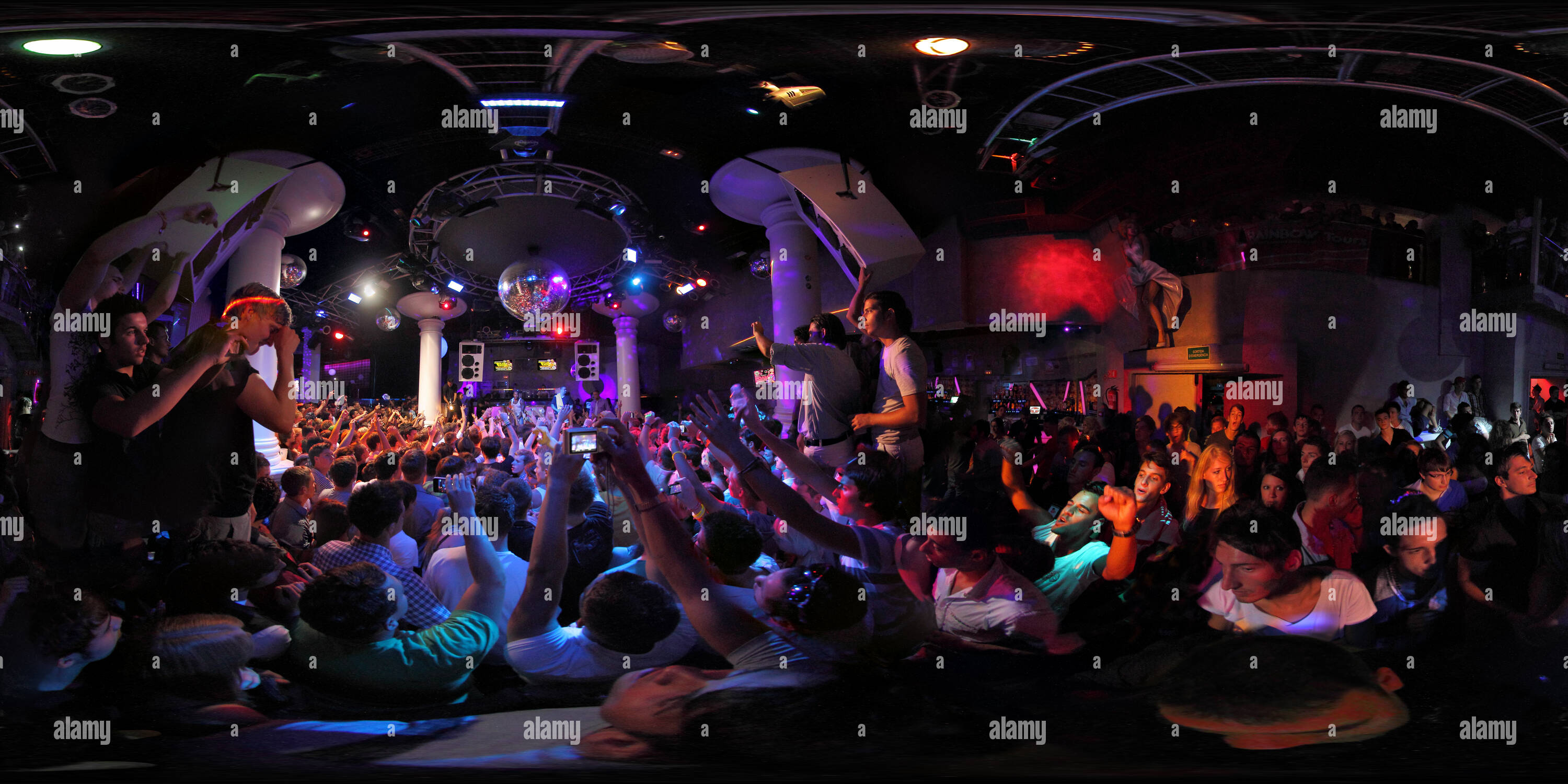 360° view of Pop Rap Concert - Alamy