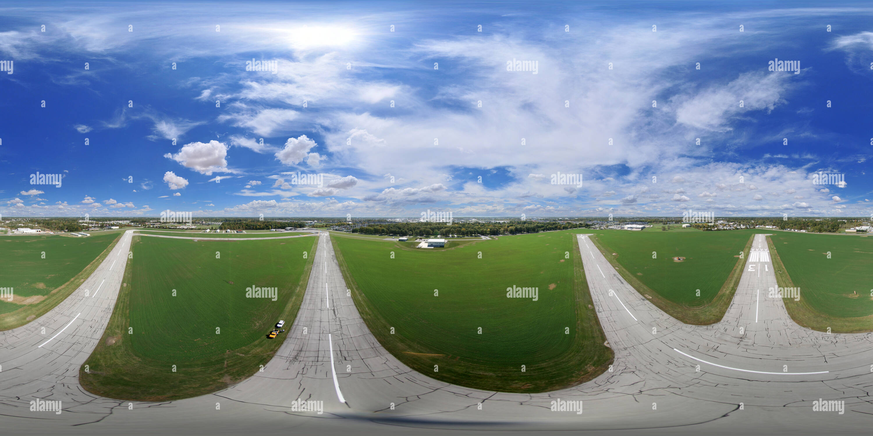 360° view of Smith Field Airport - Alamy