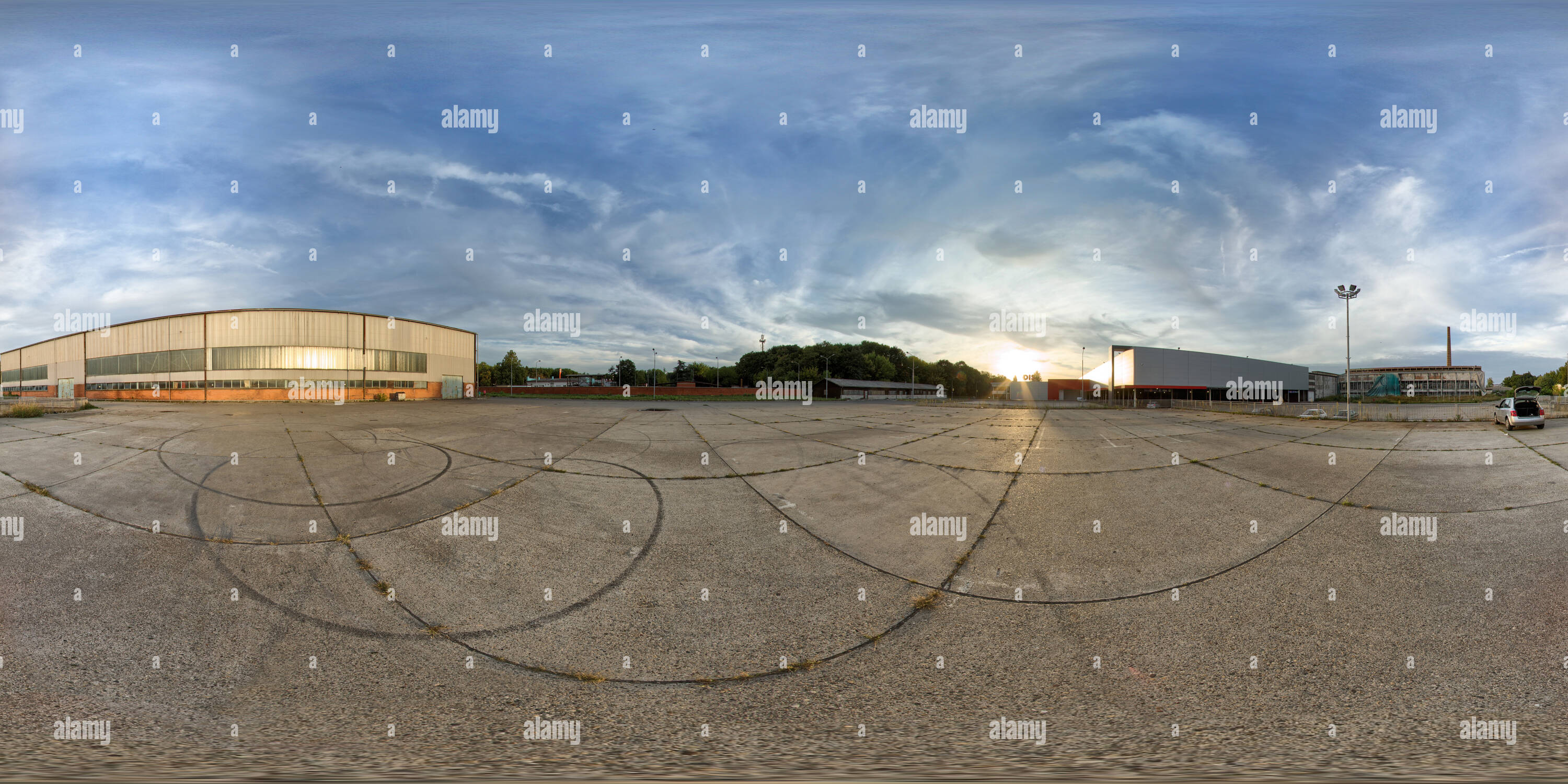 360° view of Harvesting machines factory "ZMAJ - Alamy