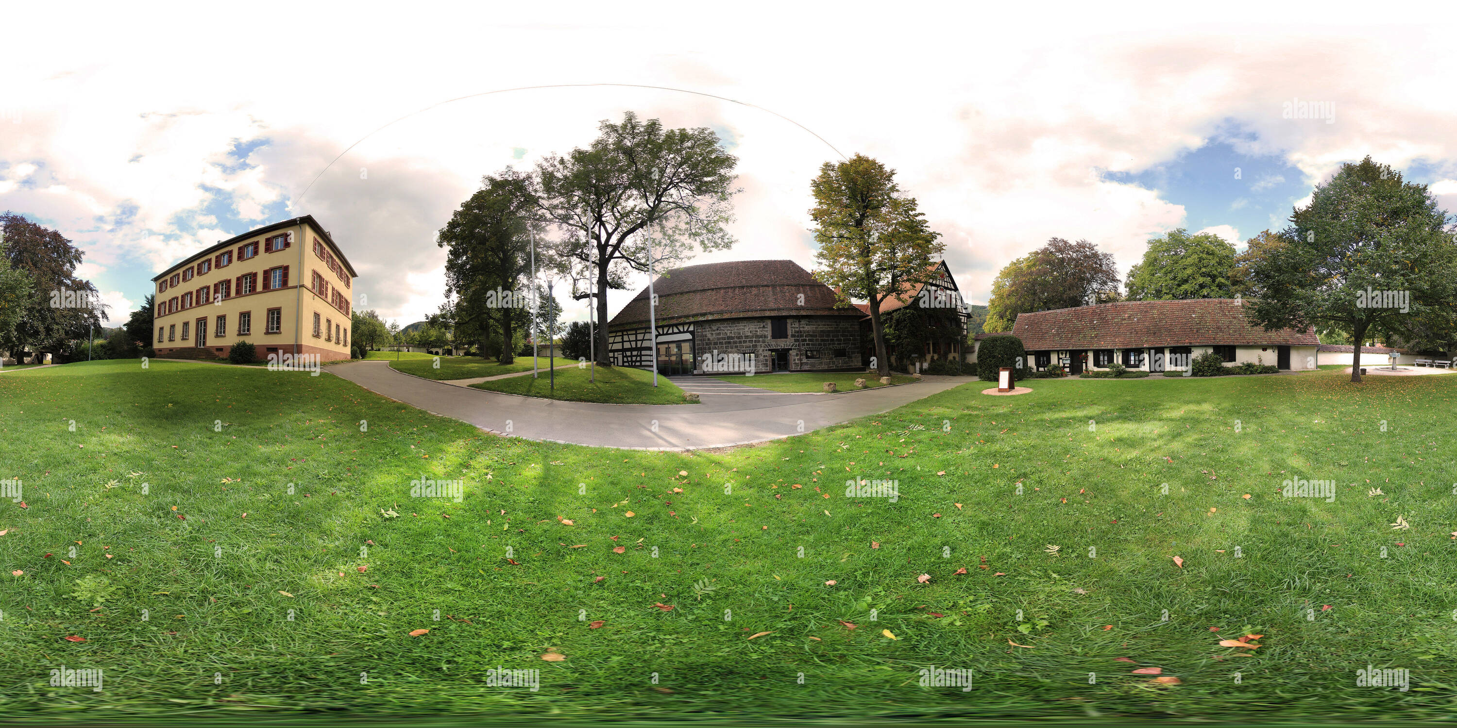 360° view of Lautlingen Stauffenberg Castle - Alamy